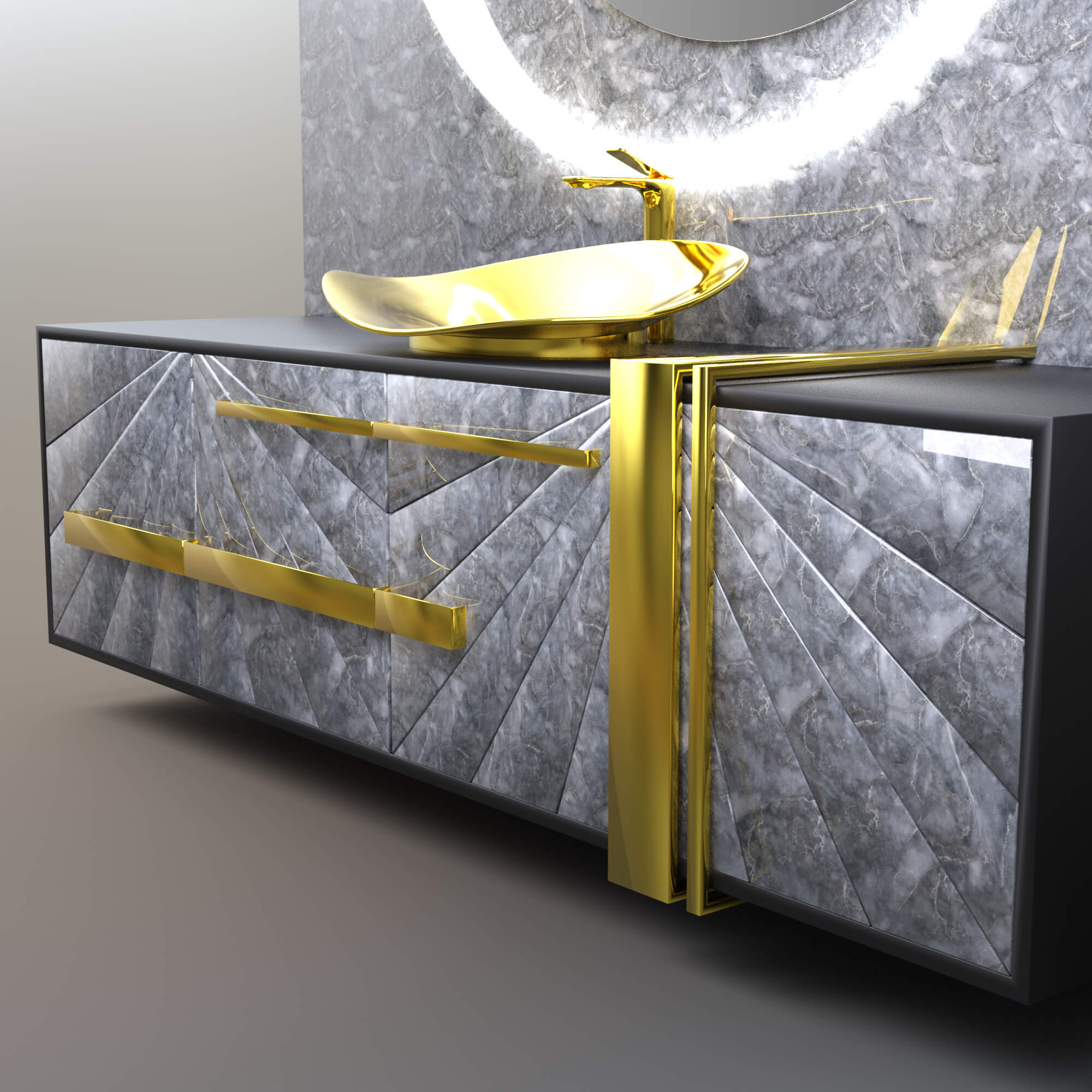 AQ3D Luxury Bathroom Set - Daz Content by AQ3D