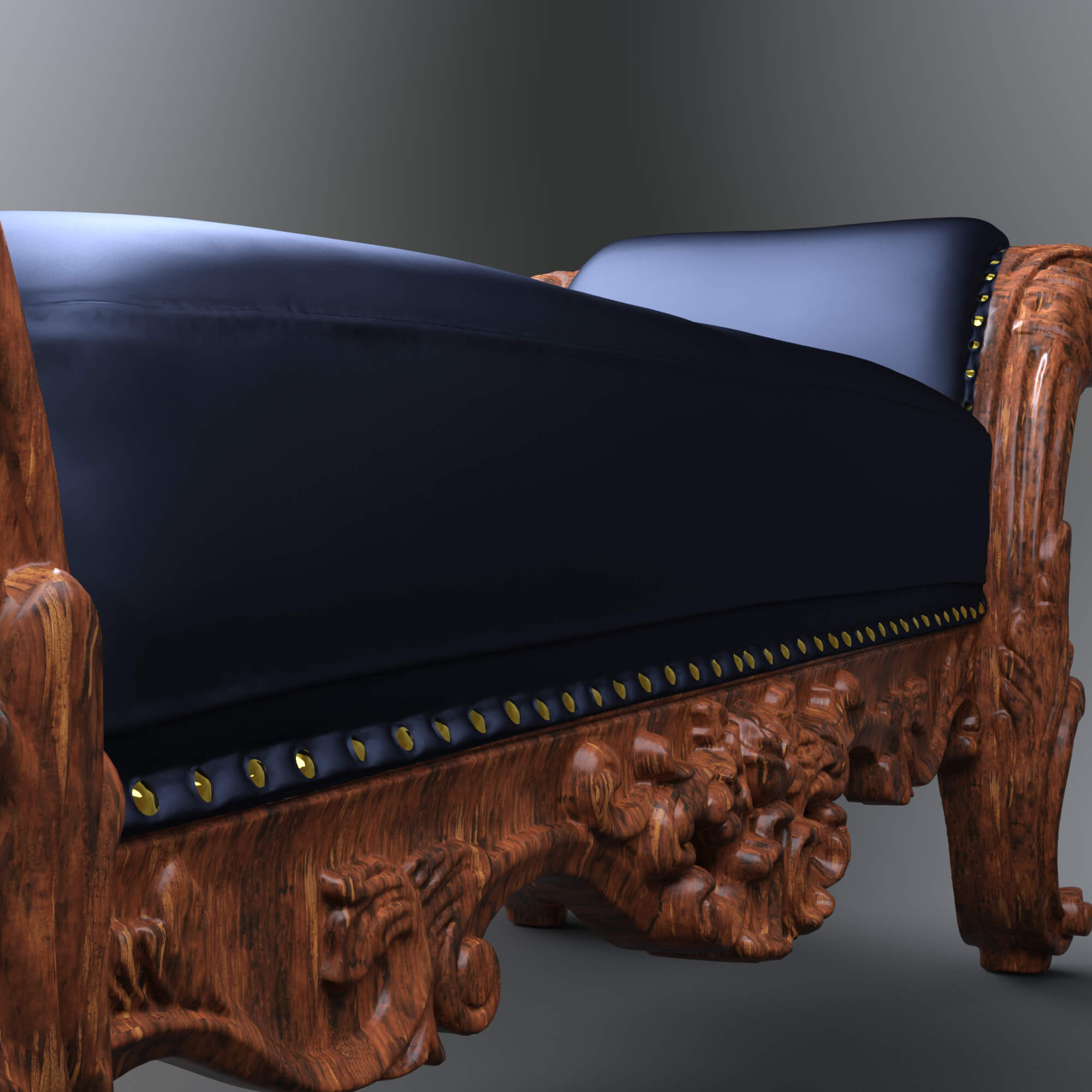 AQ3D Luxury Bench - Daz Content by AQ3D