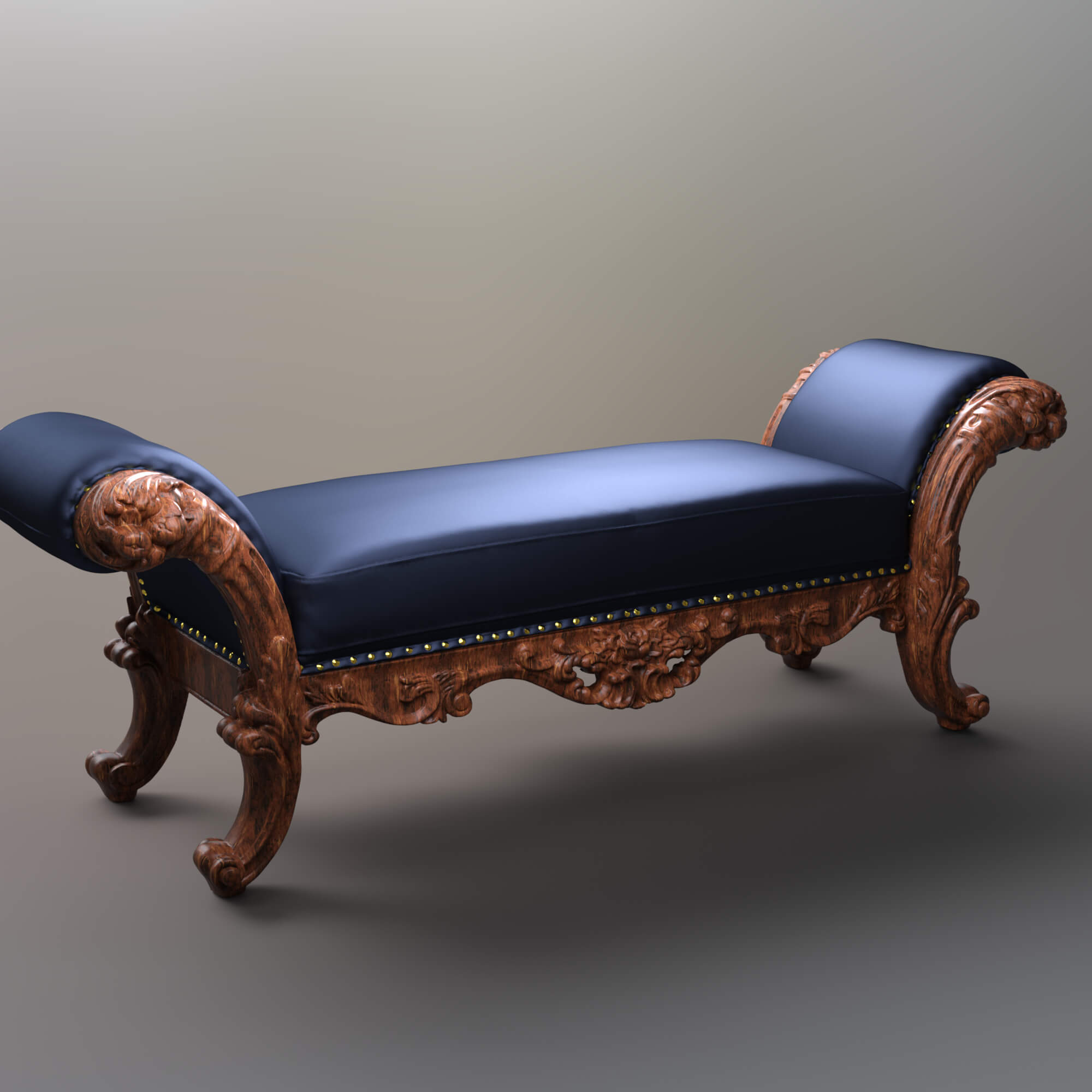 AQ3D Luxury Bench - Daz Content by AQ3D