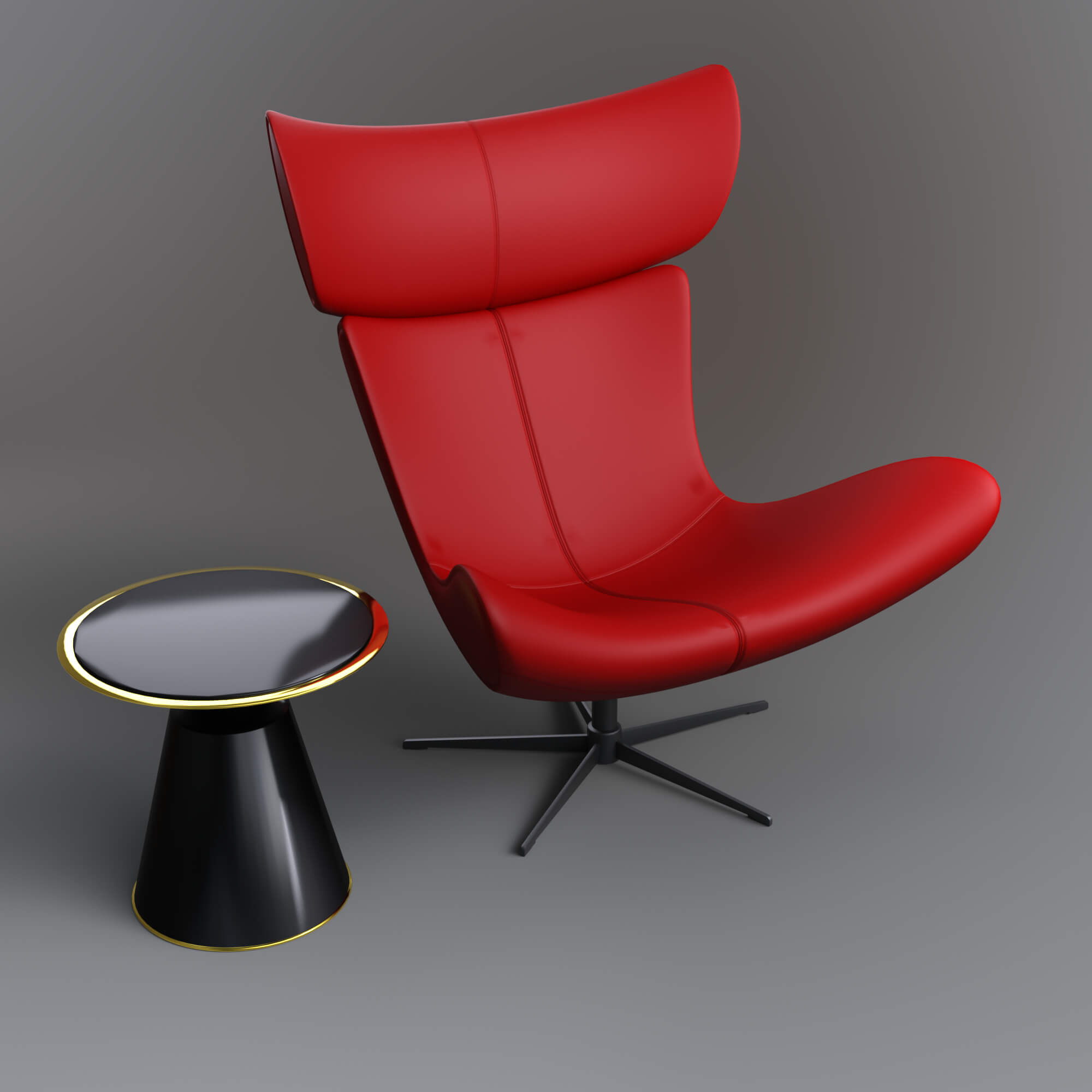 AQ3D Luxury Chair and Table - Daz Content by AQ3D