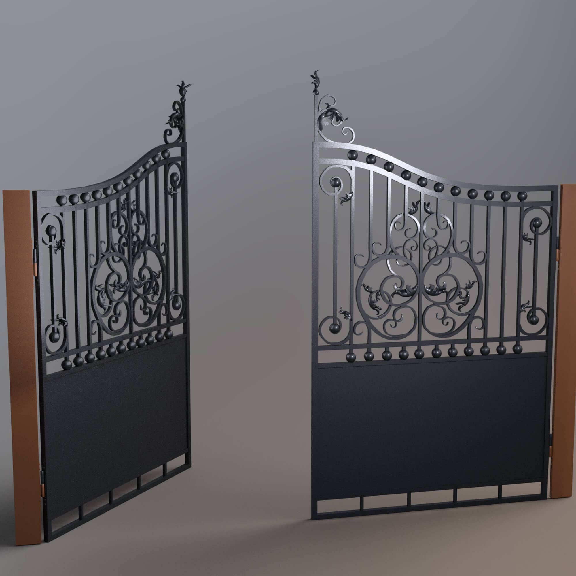 AQ3D Luxury Main Gate 2 - Daz Content by AQ3D