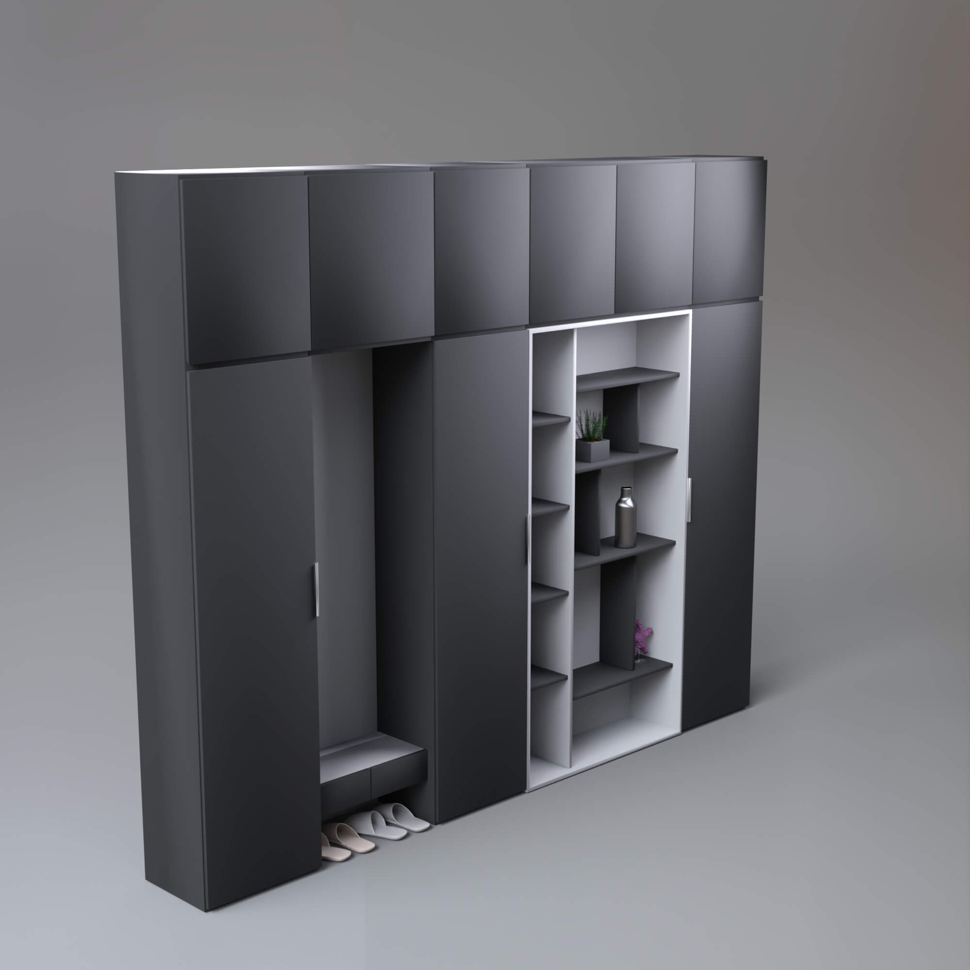 AQ3D Luxury Shoes Cabinet - Daz Content by AQ3D