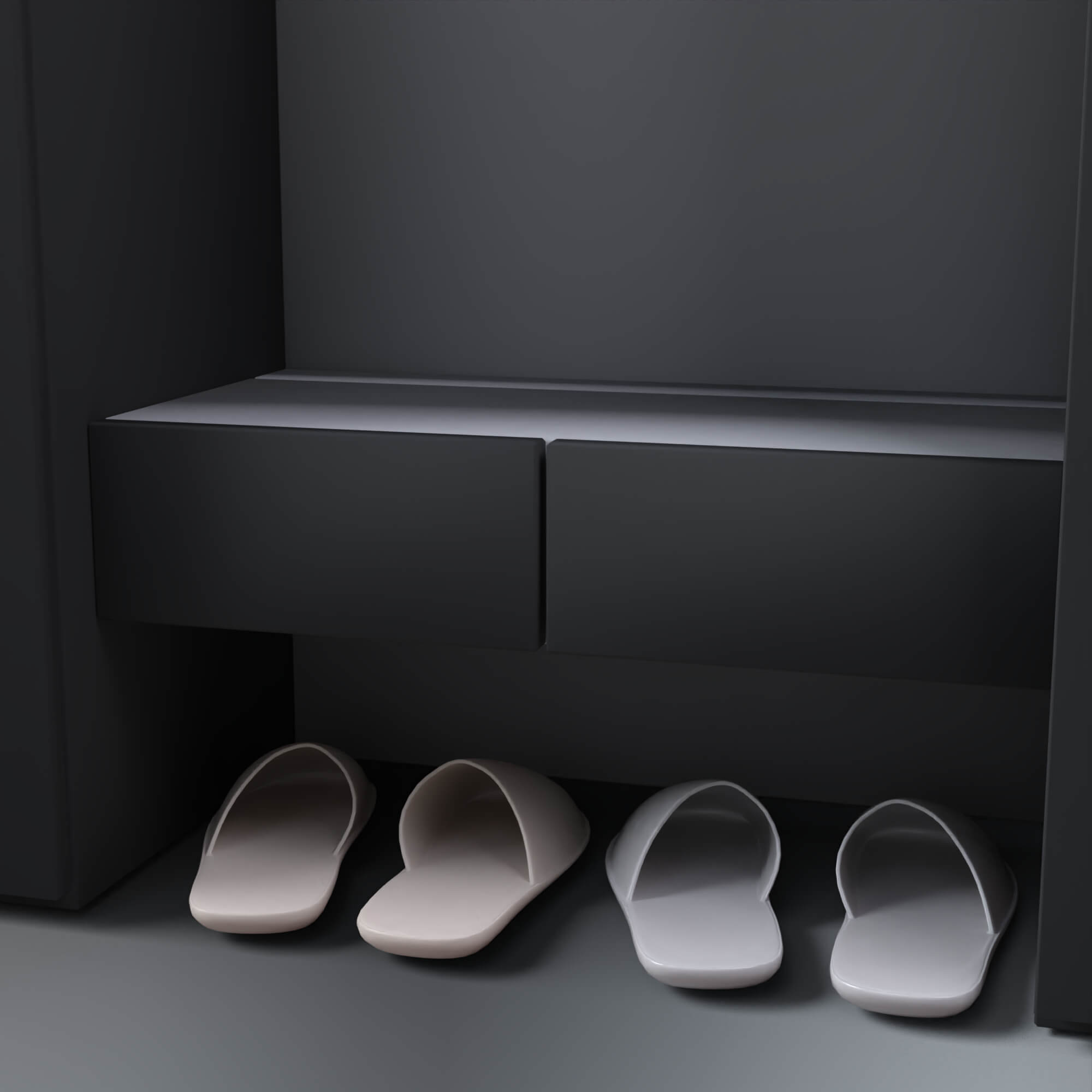 AQ3D Luxury Shoes Cabinet - Daz Content by AQ3D