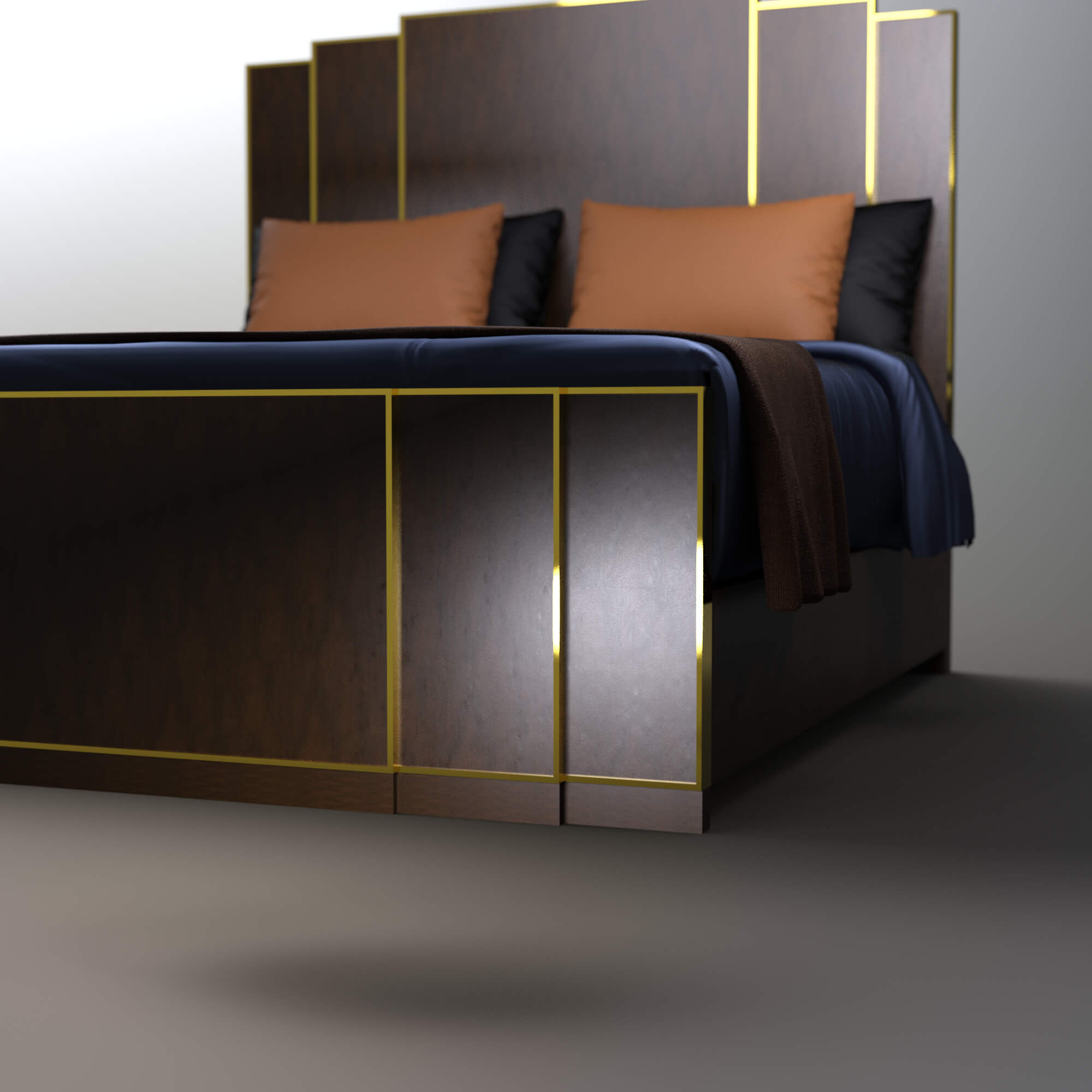 AQ3D Master Bed 17 - Daz Content by AQ3D