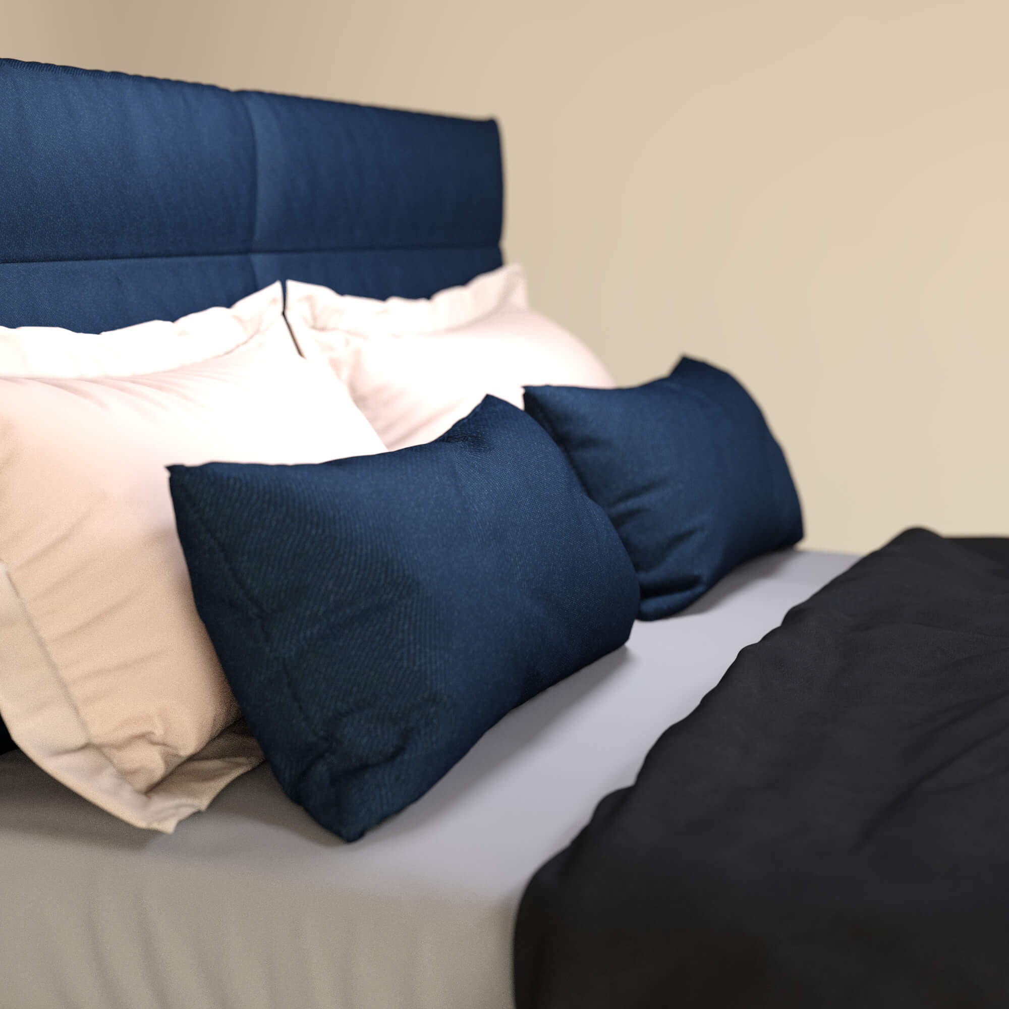 AQ3D Master Bed 19 - Daz Content by AQ3D