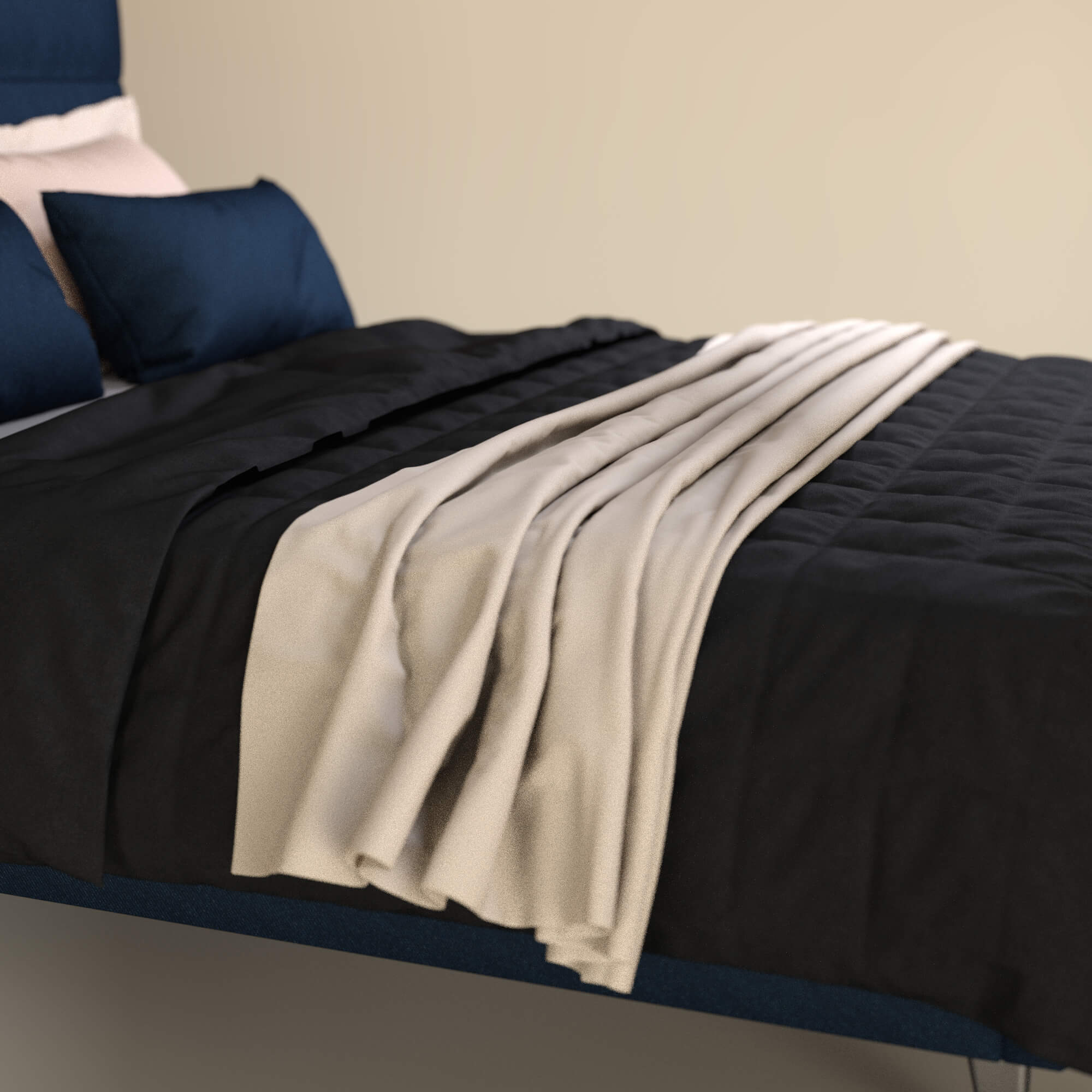 AQ3D Master Bed 19 - Daz Content by AQ3D