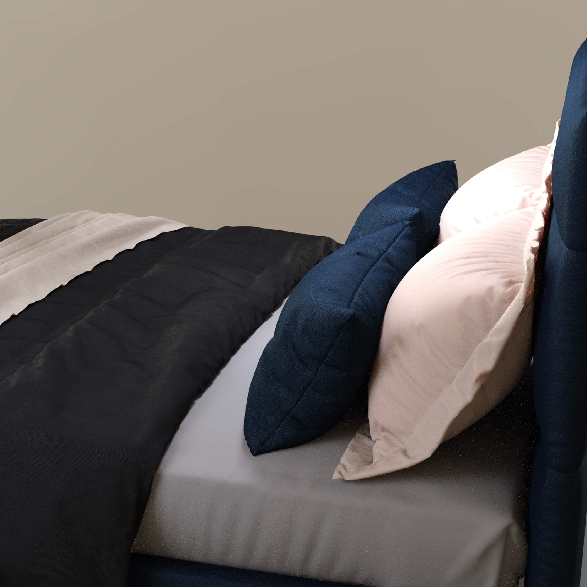 AQ3D Master Bed 19 - Daz Content by AQ3D