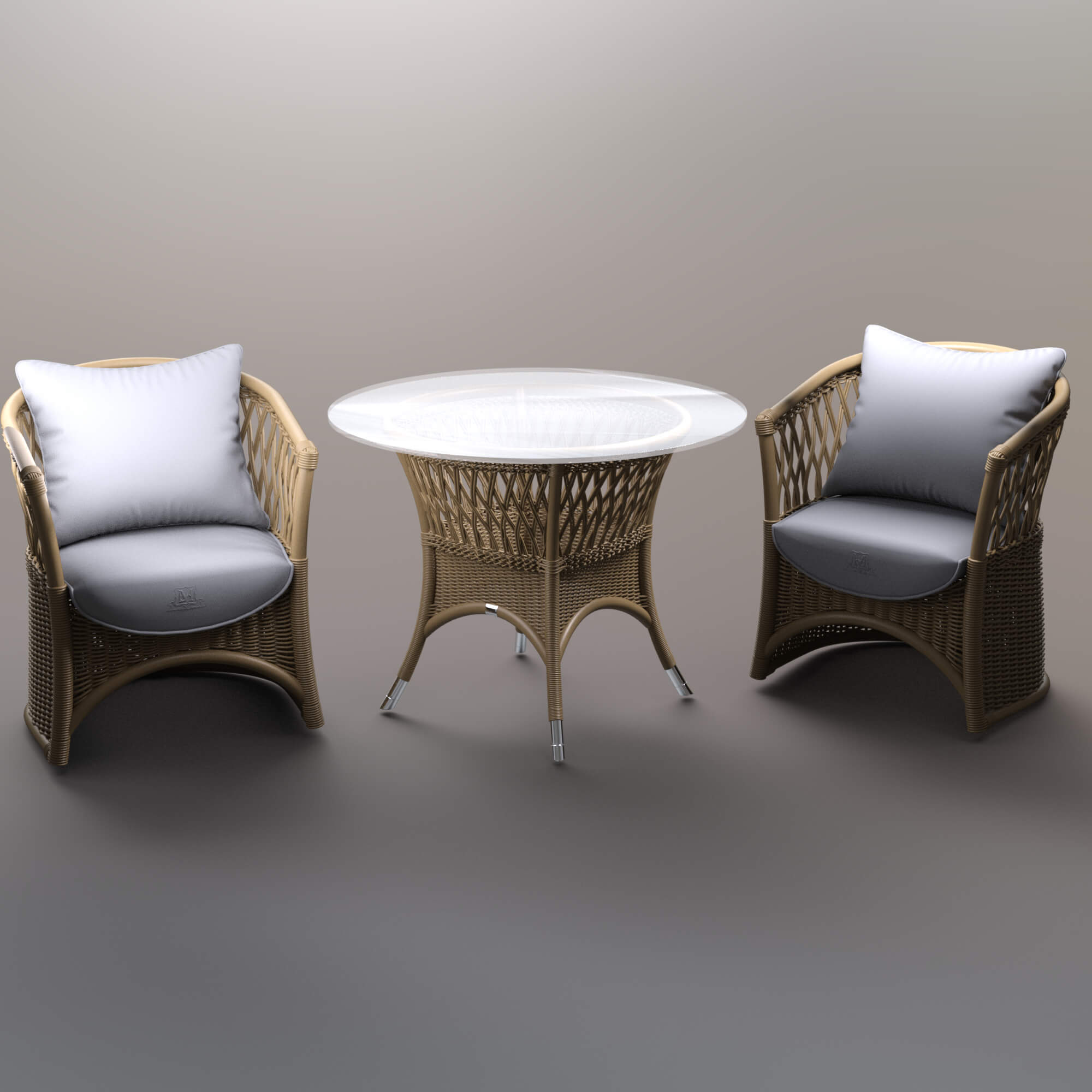 AQ3D Master Chair and Table 5 - Daz Content by AQ3D