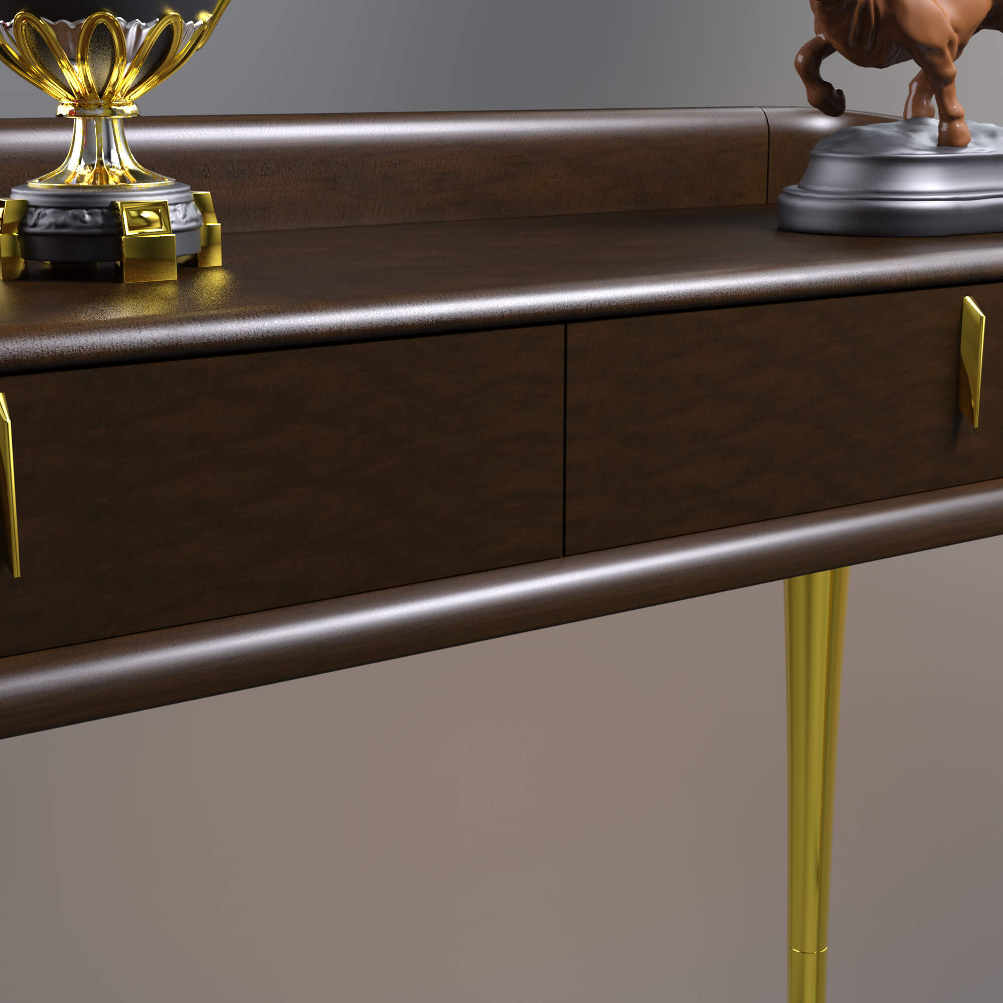 AQ3D Master Console Table - Daz Content by AQ3D