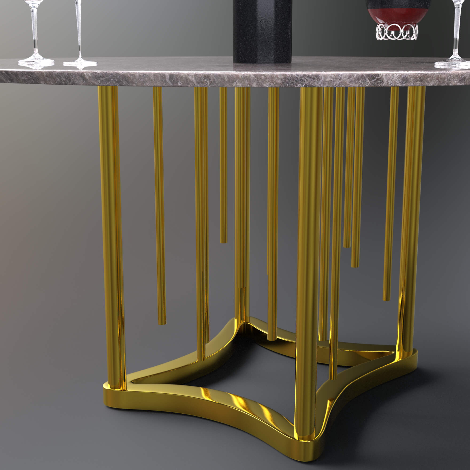 AQ3D Master Dining Table 3 - Daz Content by AQ3D