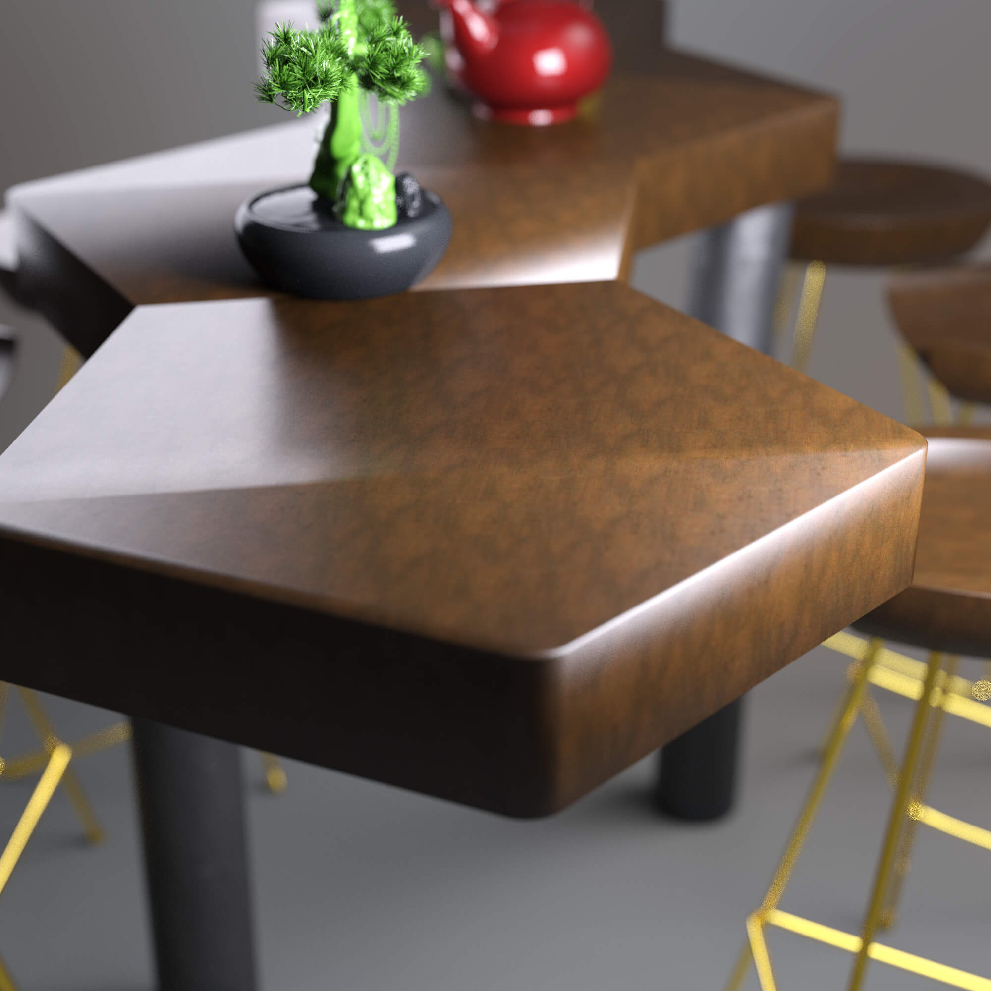 AQ3D Master Dining Table 4 - Daz Content by AQ3D