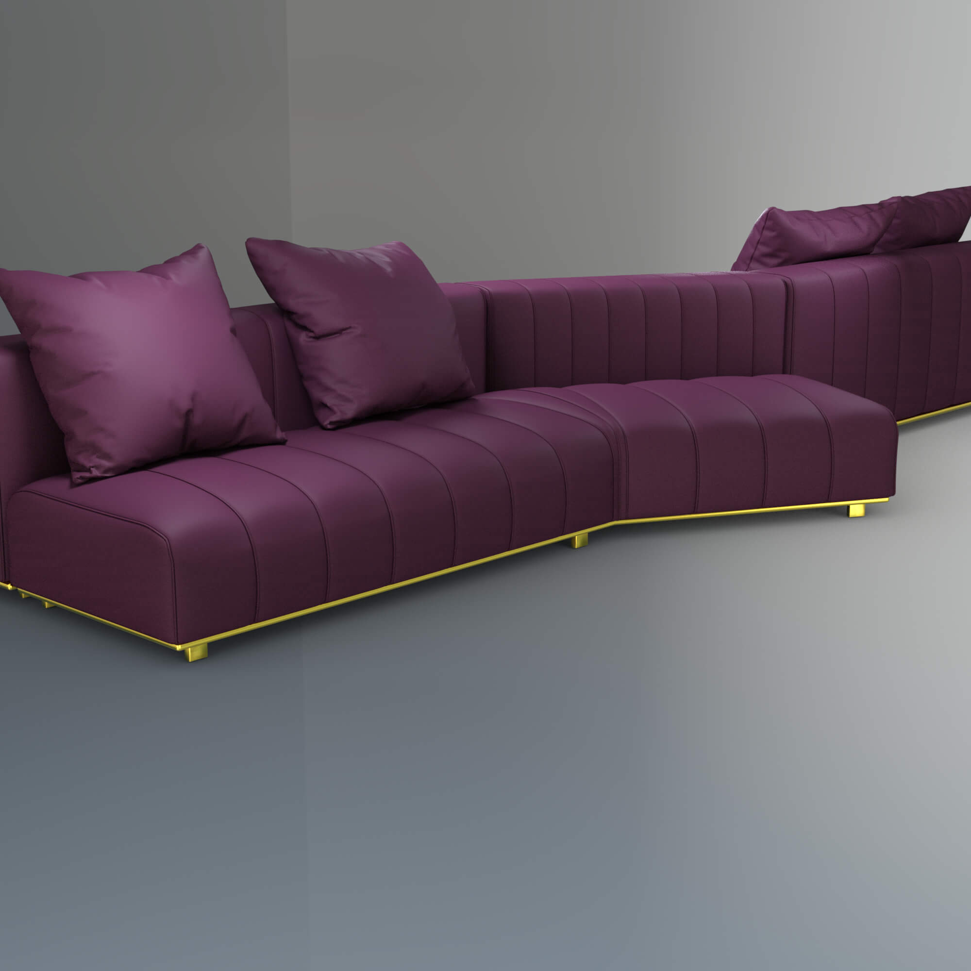 AQ3D Master Sofa 75 - Daz Content by AQ3D