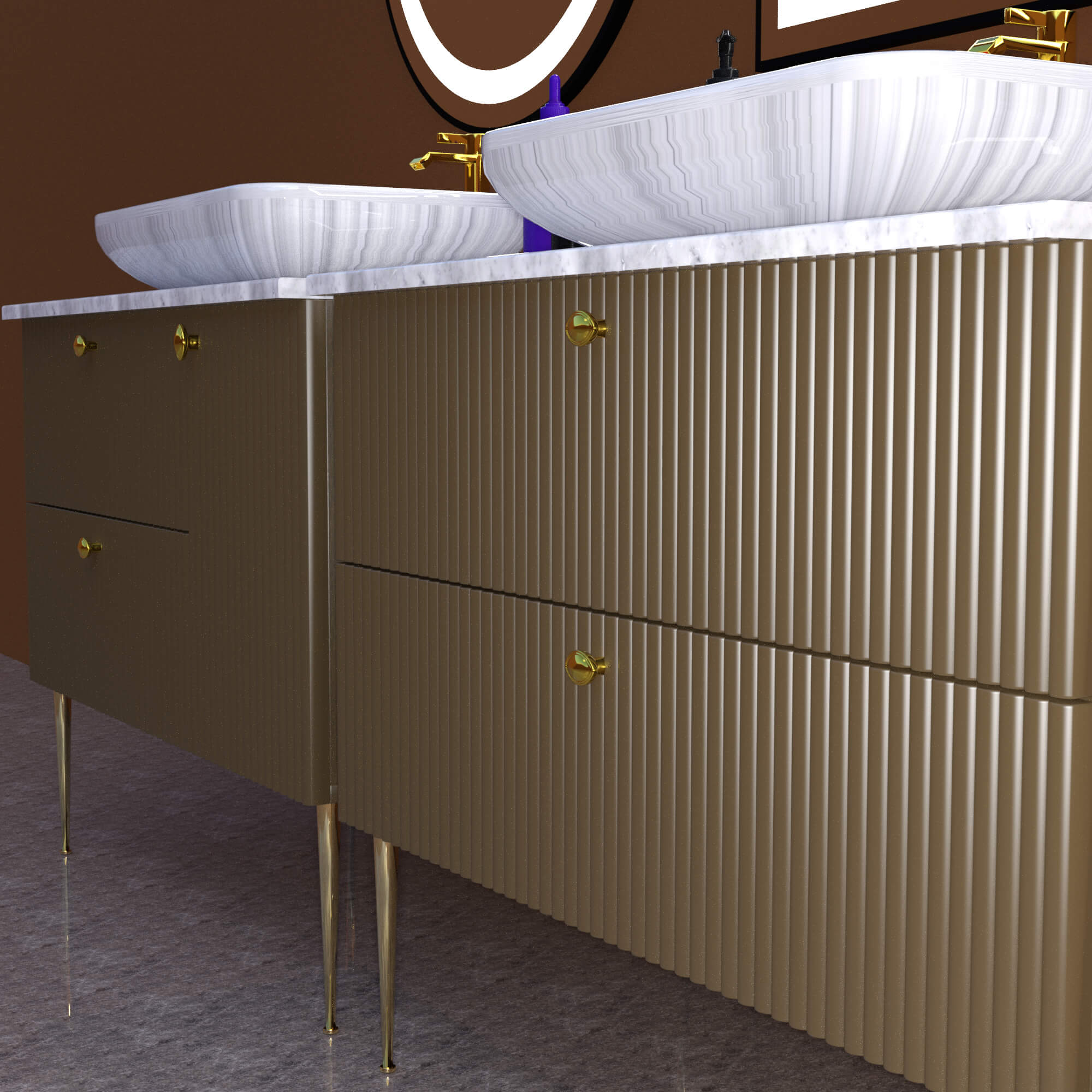 AQ3D Master Wash Basin - Daz Content by AQ3D