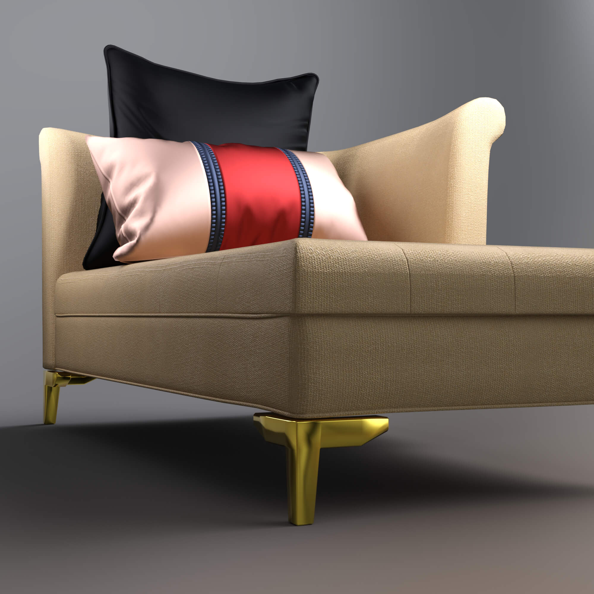 AQ3D Mini Sofa 2 - Daz Content by AQ3D