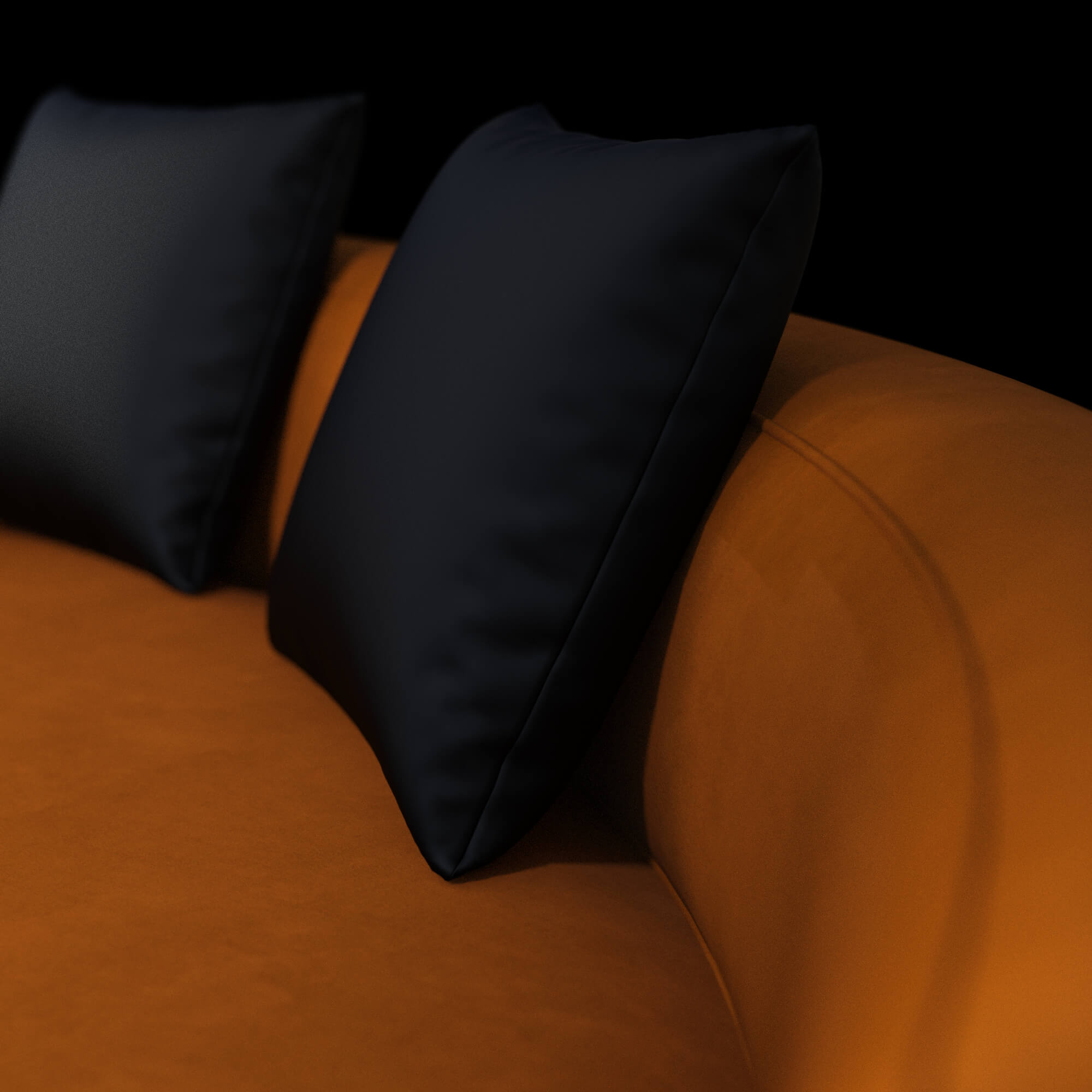 AQ3D Round Sofa and Stool - Daz Content by AQ3D