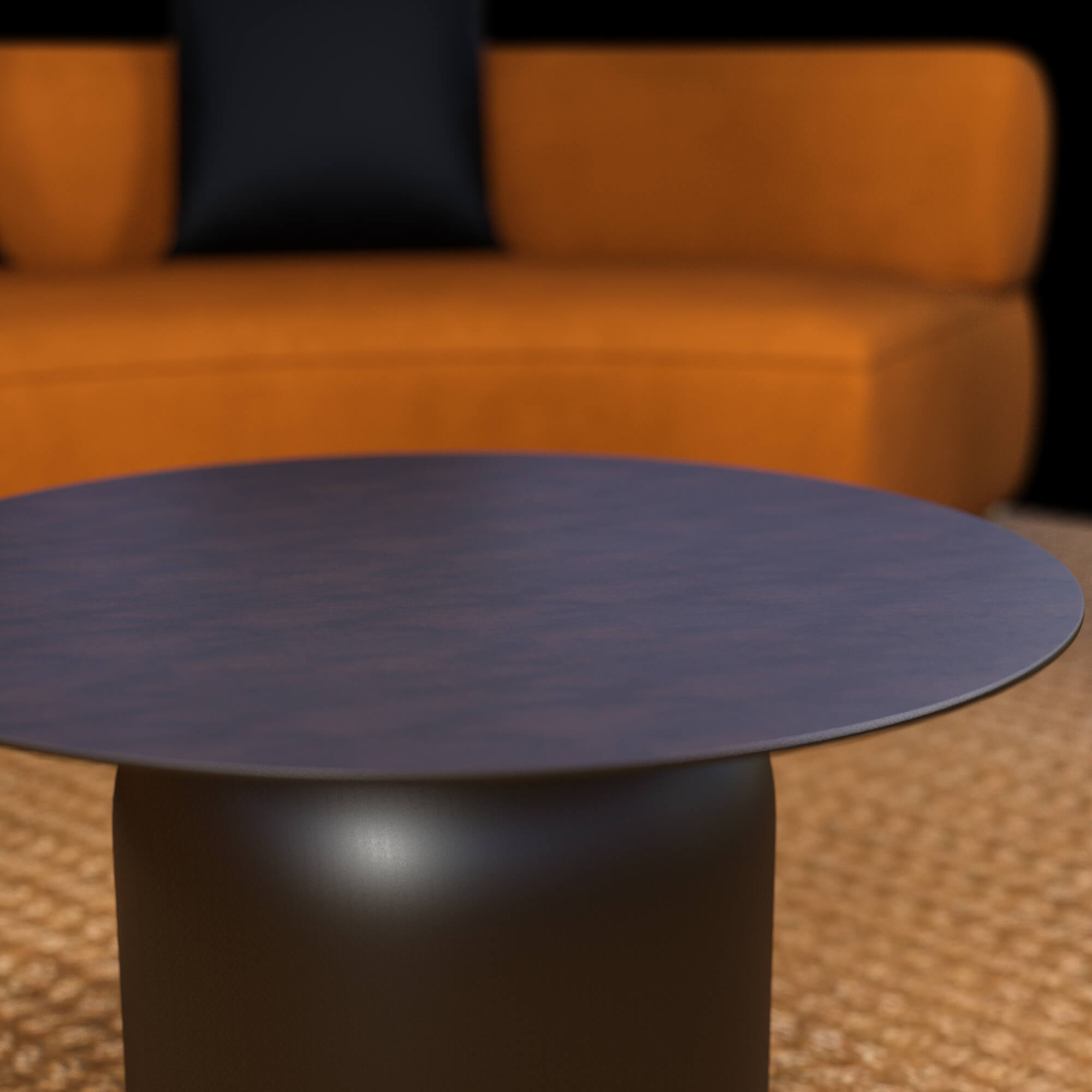 AQ3D Round Sofa and Stool - Daz Content by AQ3D