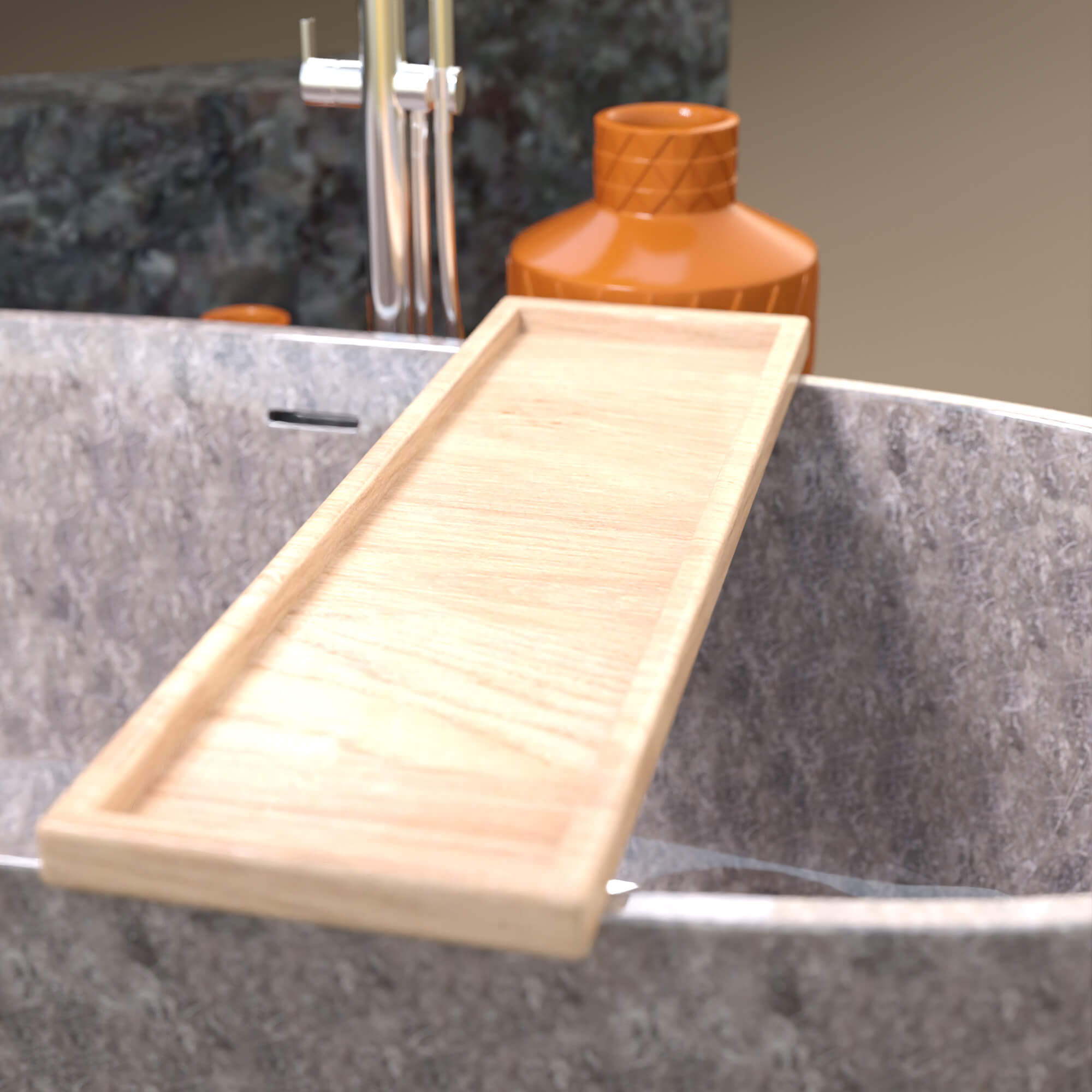 AQ3D Unique Bath Tub Set With Wall - Daz Content by AQ3D