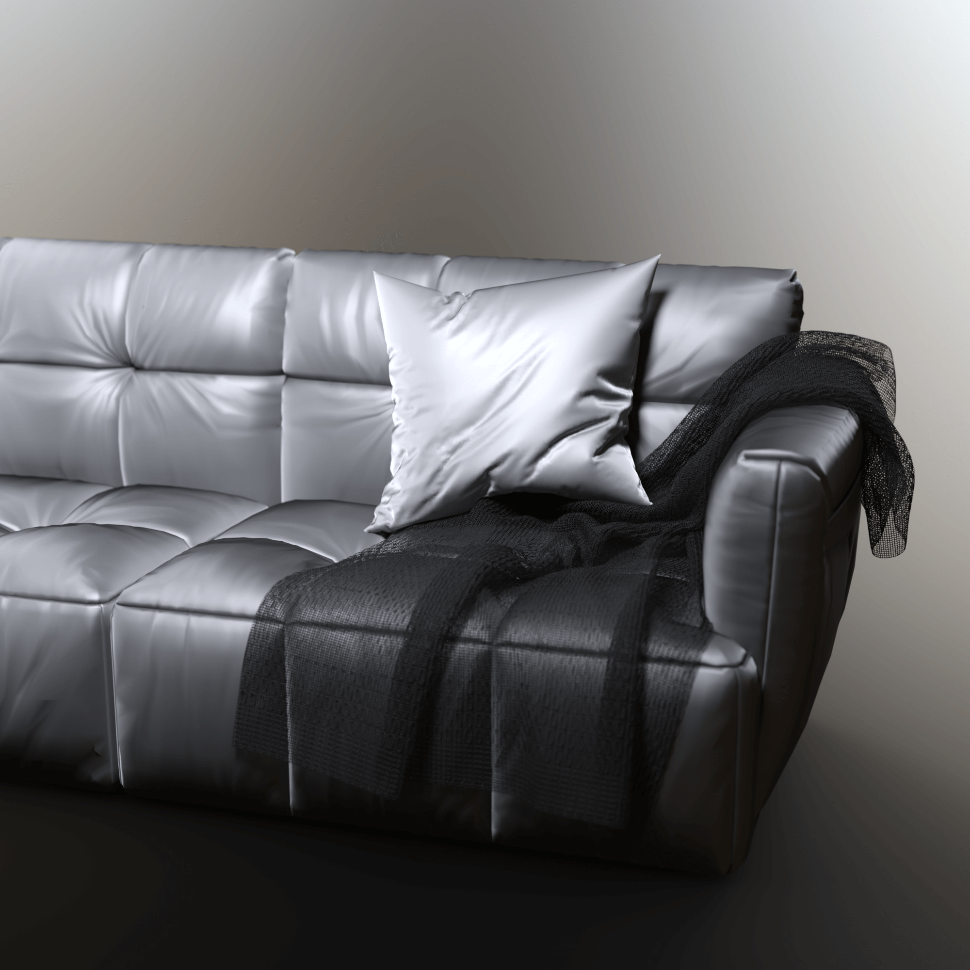 AQ3D Master Sofa 3D Render, Digital Art by AQ3D