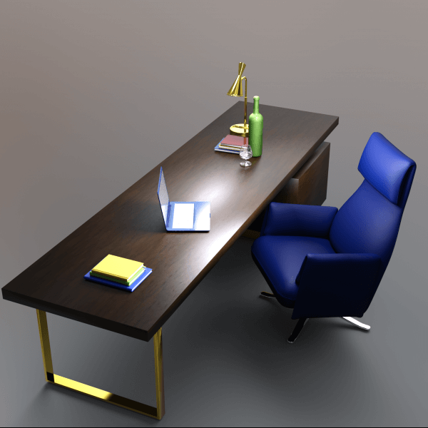 Comfort Chair 37 3D Render, Digital Art by AQ3D