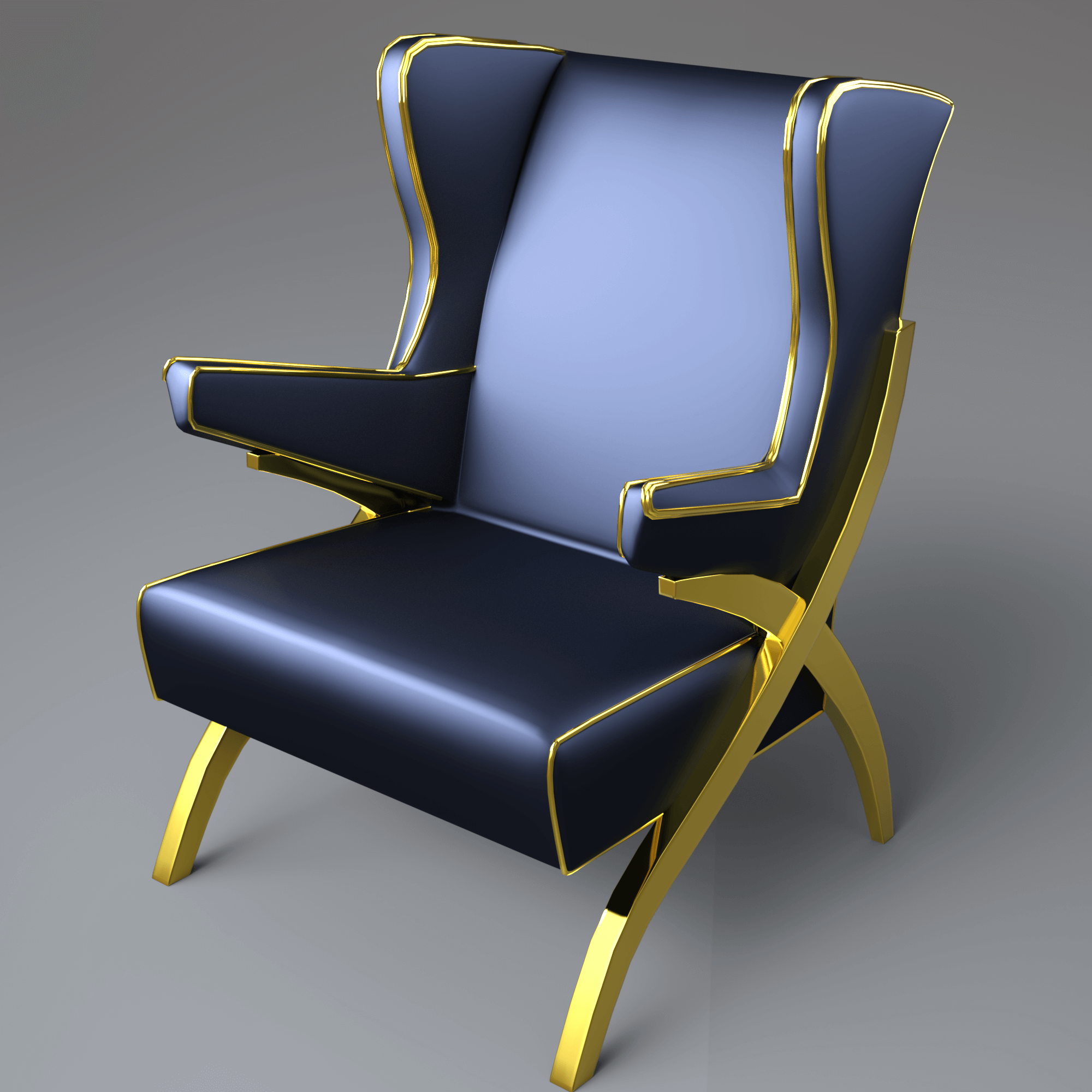 Comfort Chair 10 3D Render, Digital Art by AQ3D