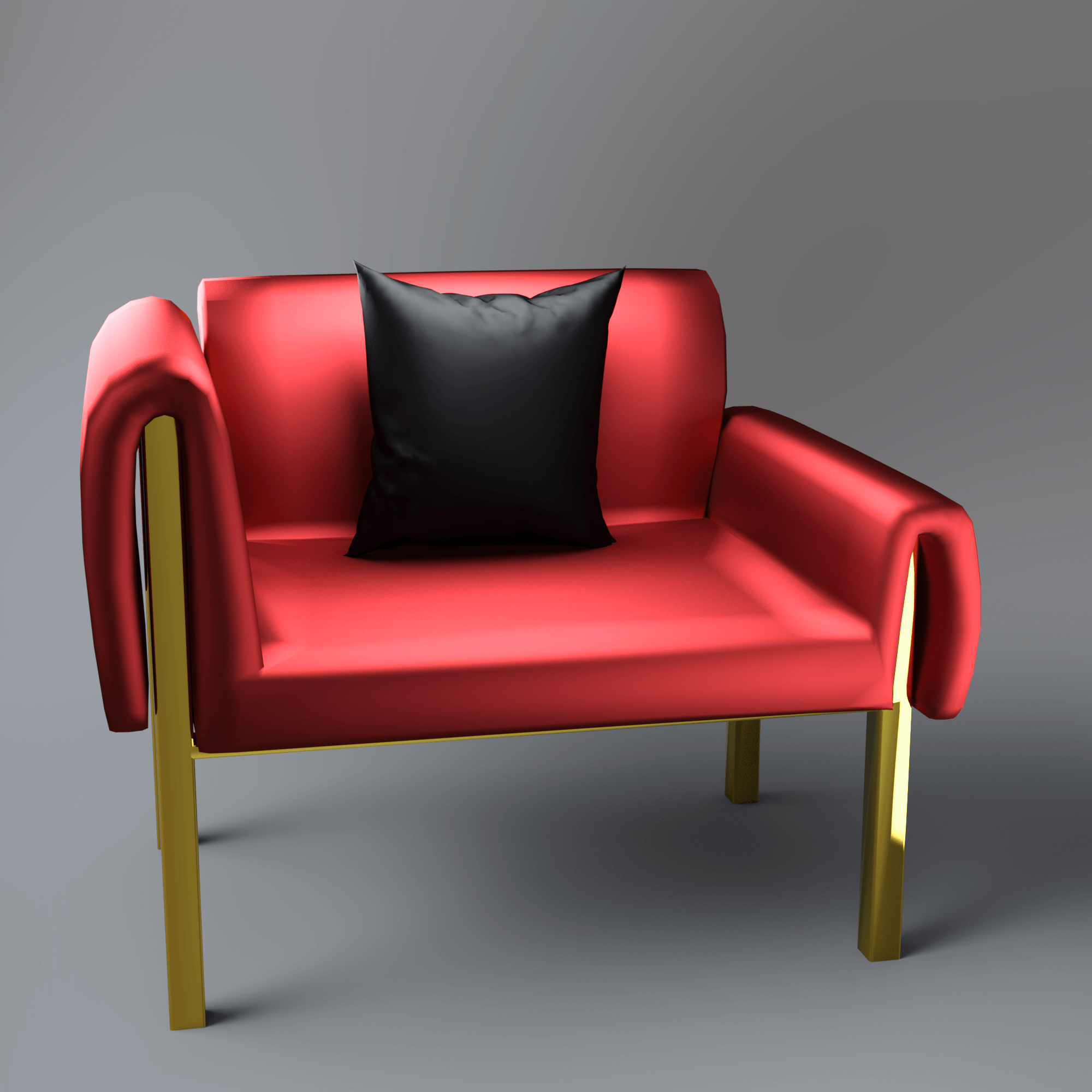 Comfort Chair 11 3D Render, Digital Art by AQ3D