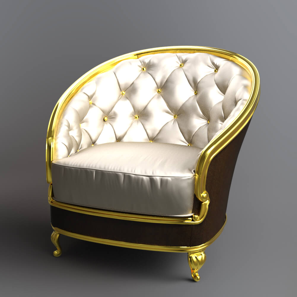 Comfort Chair 144 3D Render, Digital Art by AQ3D