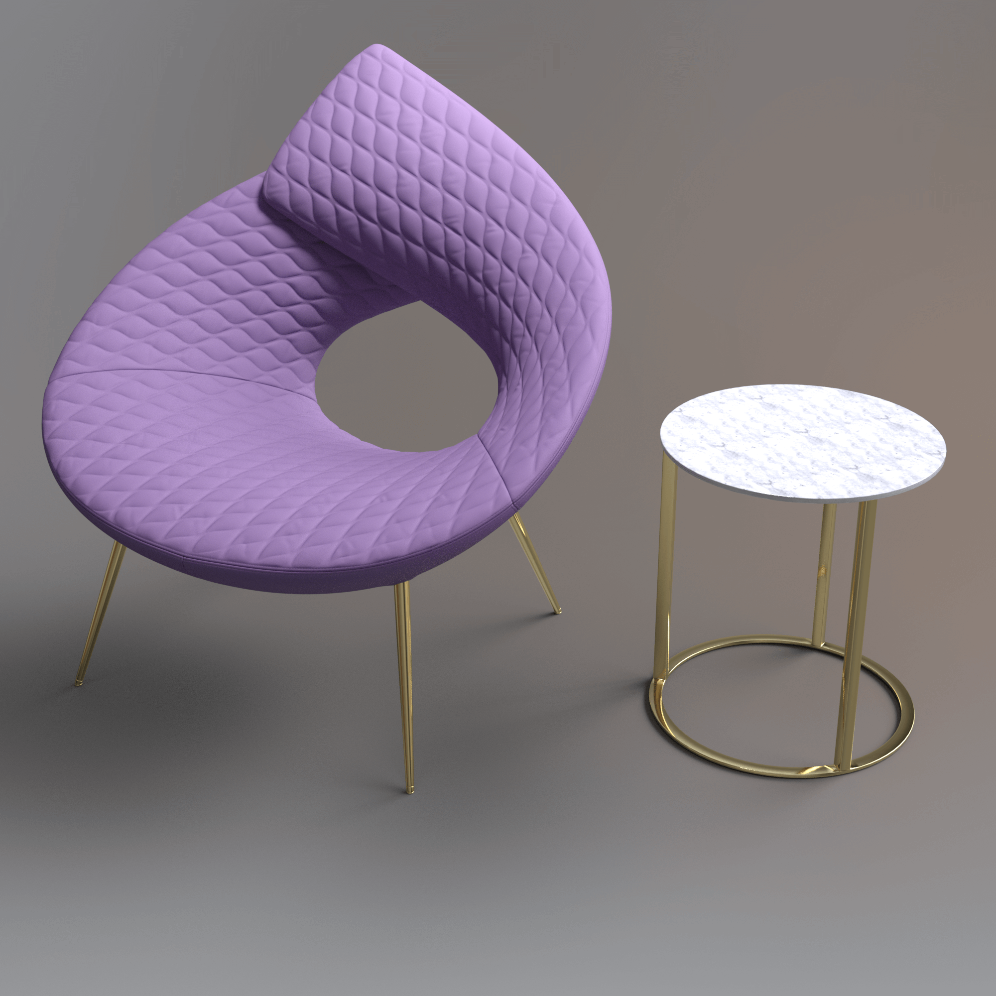 Comfort Chair 27 3D Render | RenderHub Gallery