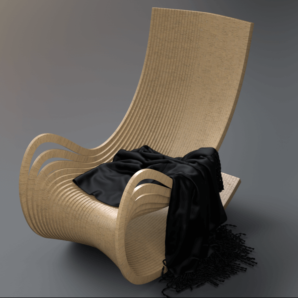 Comfort Chair 12 3D Render | RenderHub Gallery