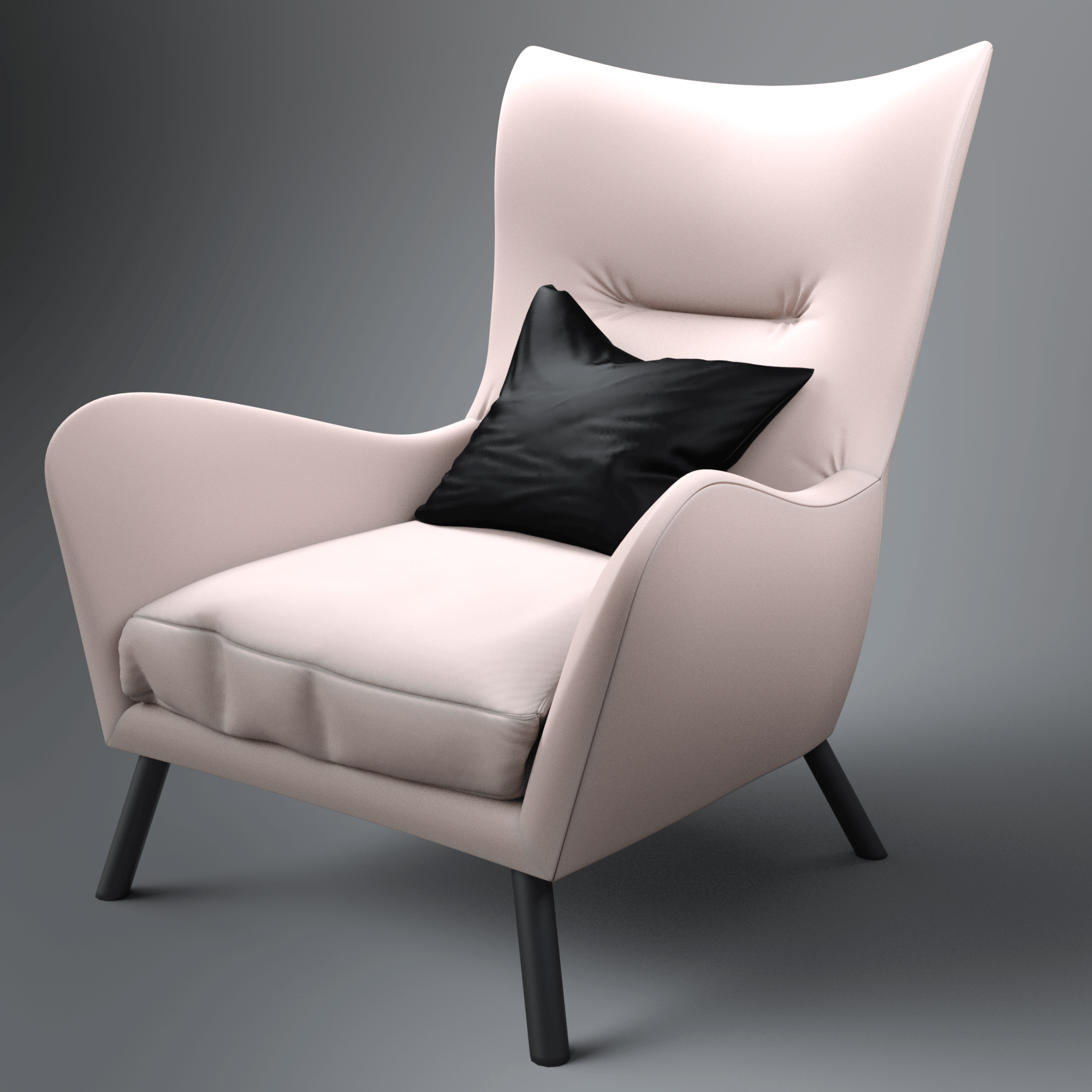 Comfort Chair 4 3D Render, Digital Art by AQ3D