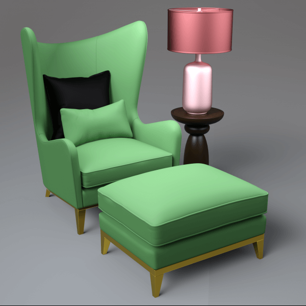 Comfort Chair 19 3D Render | RenderHub Gallery
