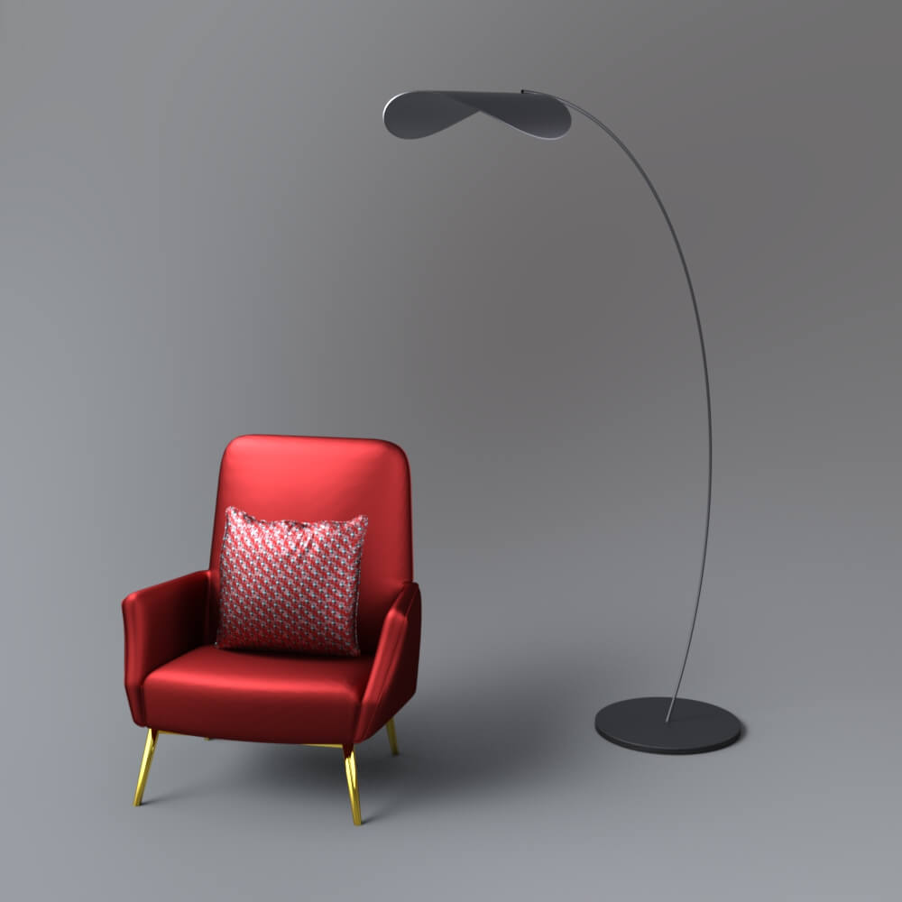 Comfort Chair 98 3D Render, Digital Art by AQ3D