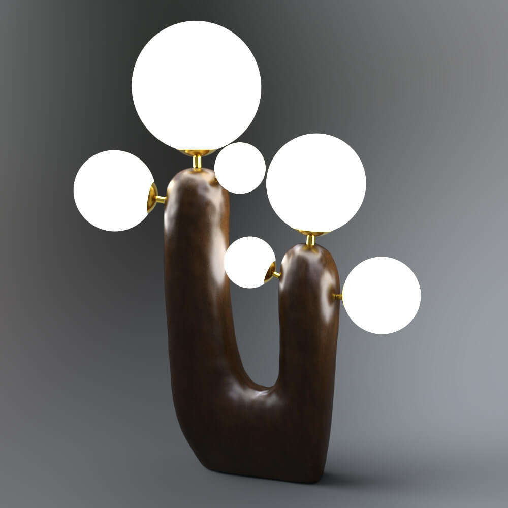 Fancy Lamp 2 3D Render, Digital Art by AQ3D