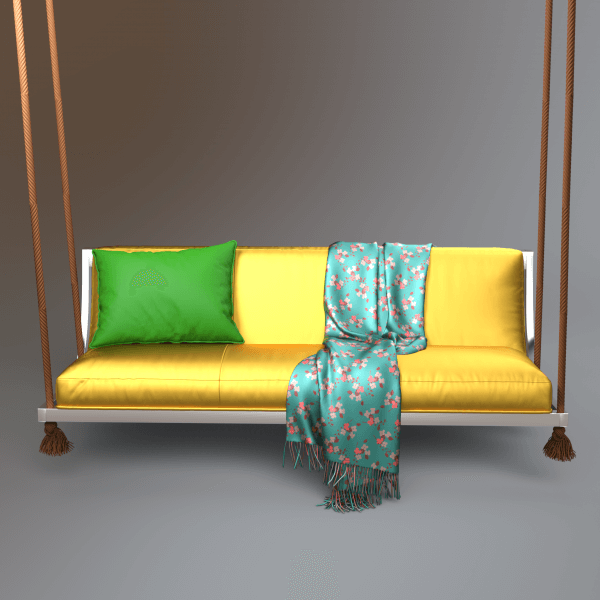 Master Sofa 95 3D Render, Digital Art by AQ3D
