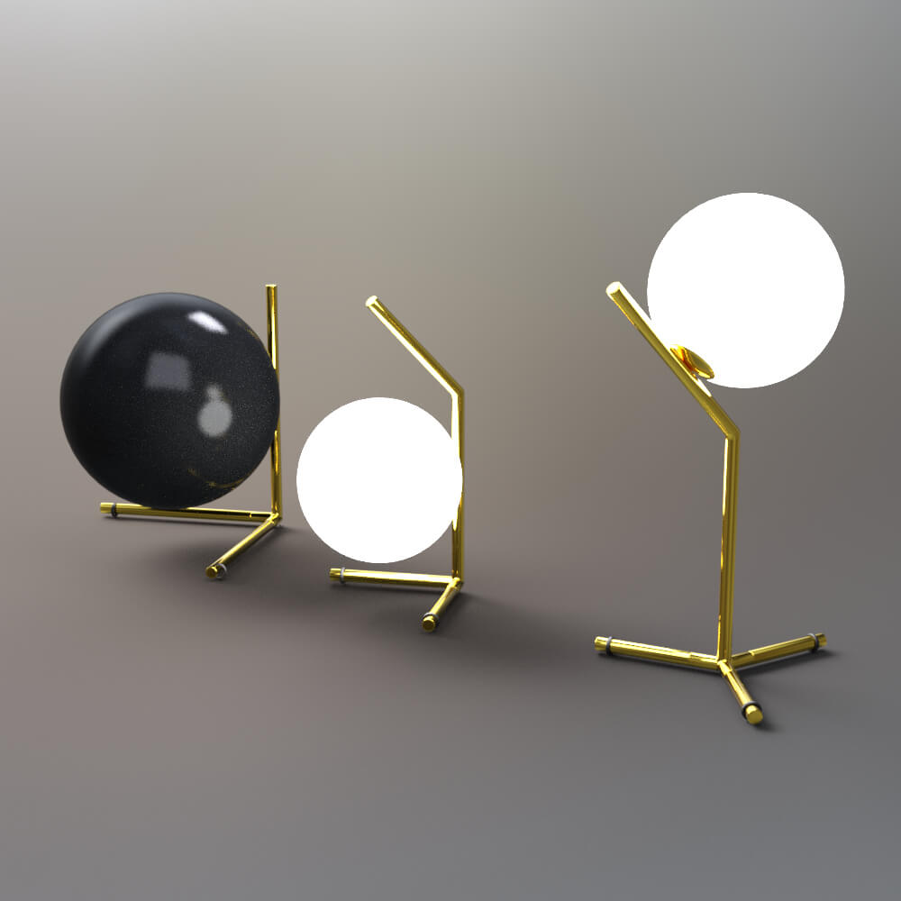 Luxury Ceiling Light 3 3D Render, Digital Art by AQ3D
