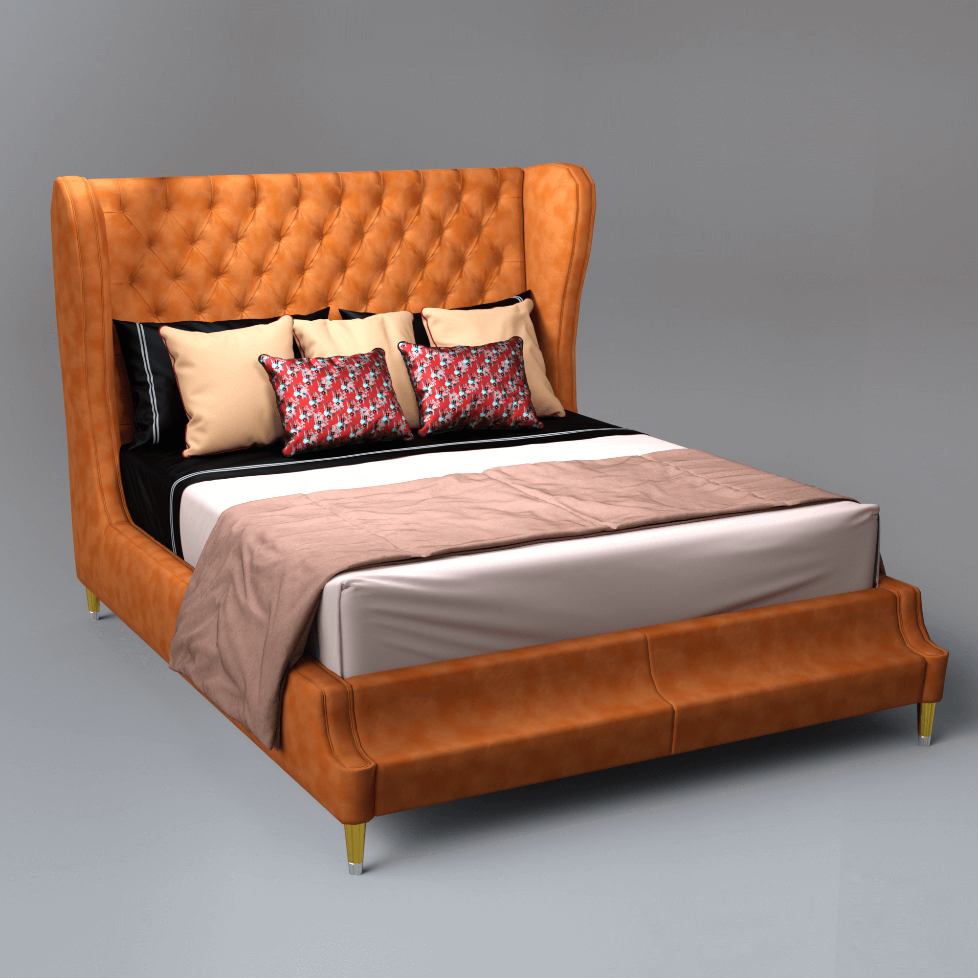 Master Bed 11 3D Render | RenderHub Gallery