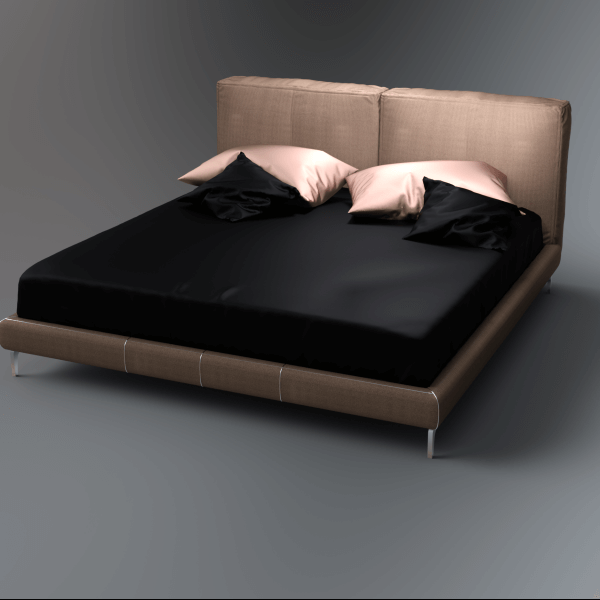 AQ3D Master Bed 3D Render | RenderHub Gallery