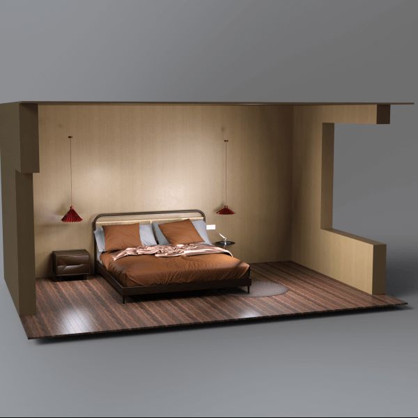 Master TV Cabinet 3D Render | RenderHub Gallery