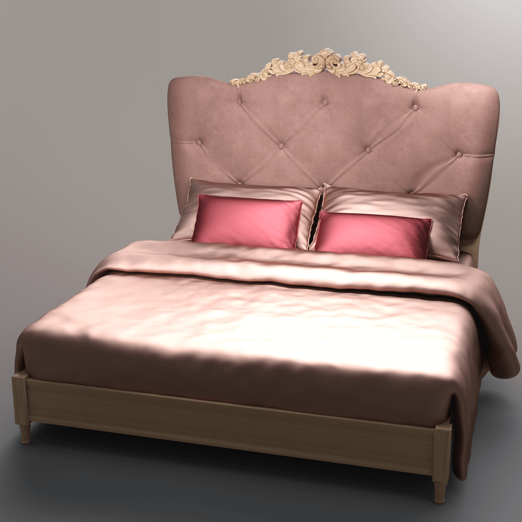 Master Bed 25 3D Render | RenderHub Gallery