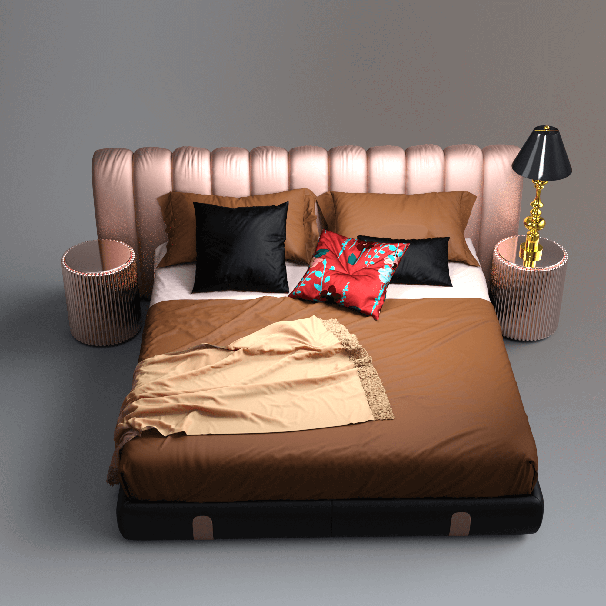 Master Bed 33 3D Render | RenderHub Gallery
