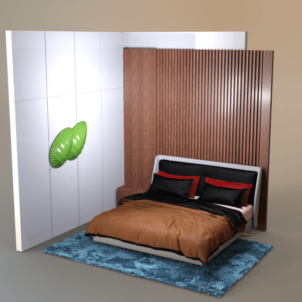 Master Sofa 138 3D Render, Digital Art by AQ3D