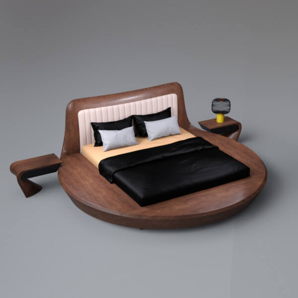 Master Bed 30 3D Render, Digital Art by AQ3D
