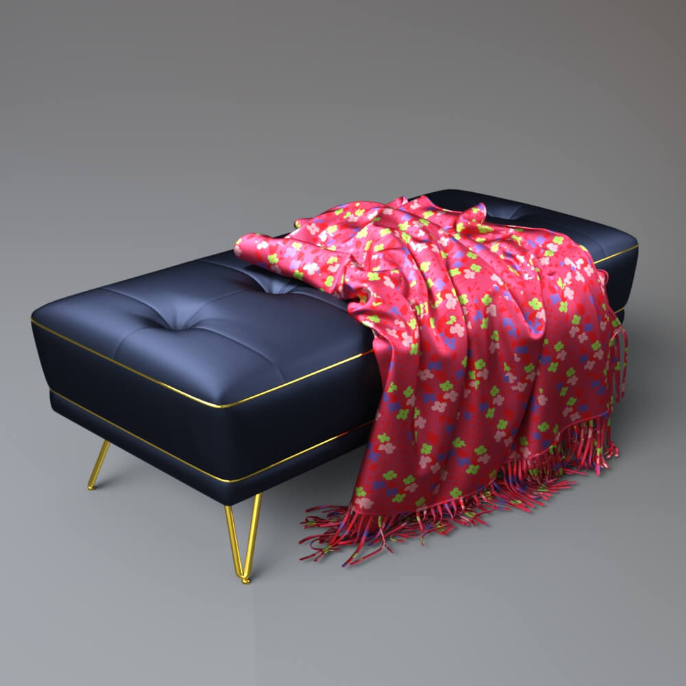 Master Bench 27 3D Render, Digital Art by AQ3D