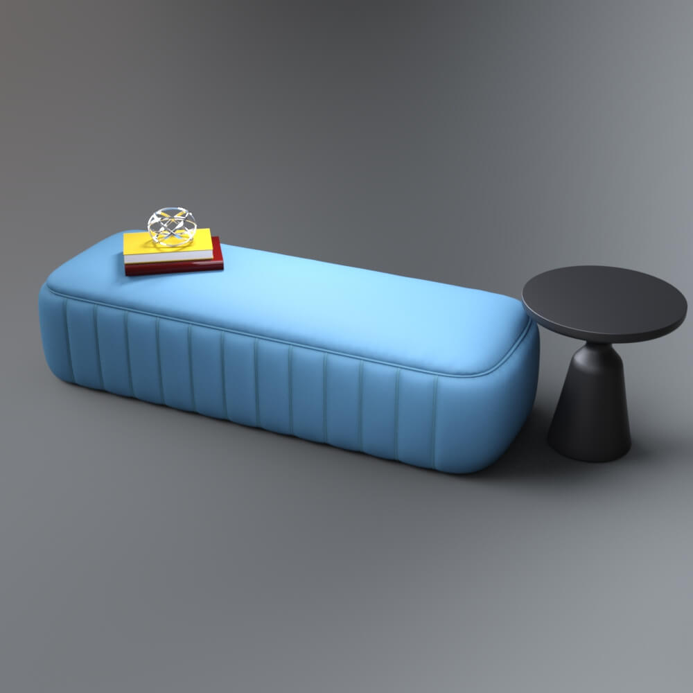 Master Bench 28 3D Render, Digital Art by AQ3D