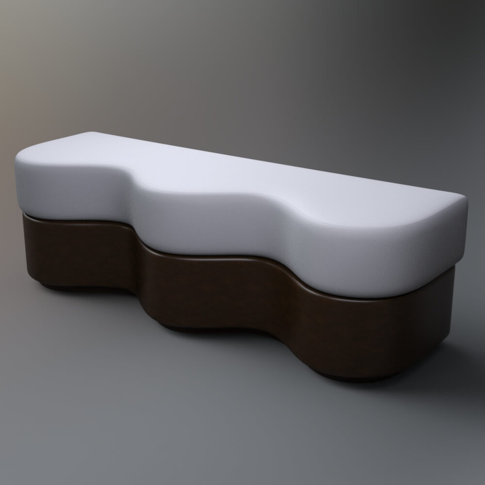 Master Bench 33 3D Render, Digital Art by AQ3D