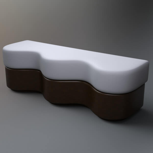 Master Bench 32 3D Render, Digital Art by AQ3D