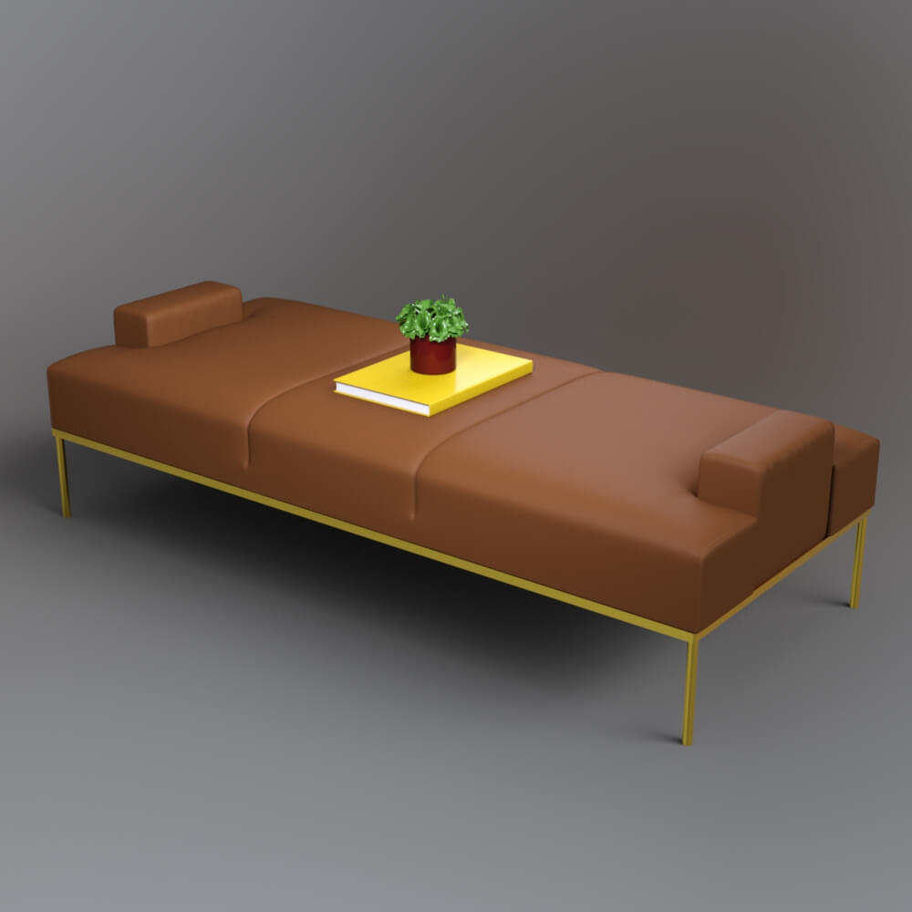 Master Bench 37 3D Render, Digital Art by AQ3D