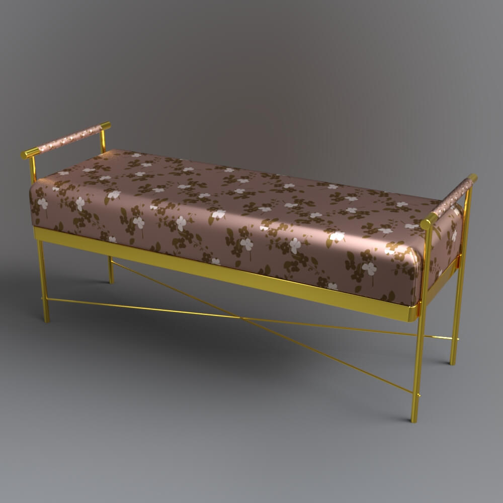 Master Bench 38 3D Render, Digital Art by AQ3D