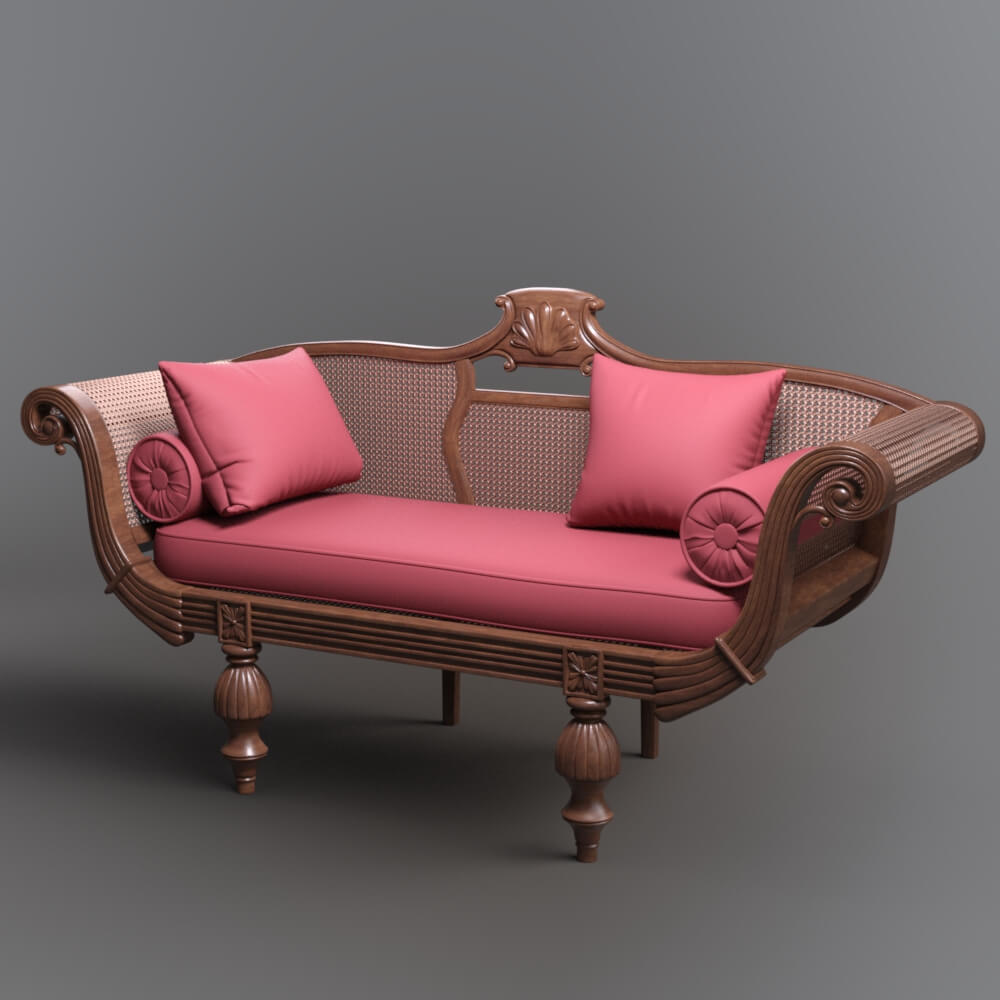 Master Bench 41 3D Render, Digital Art by AQ3D