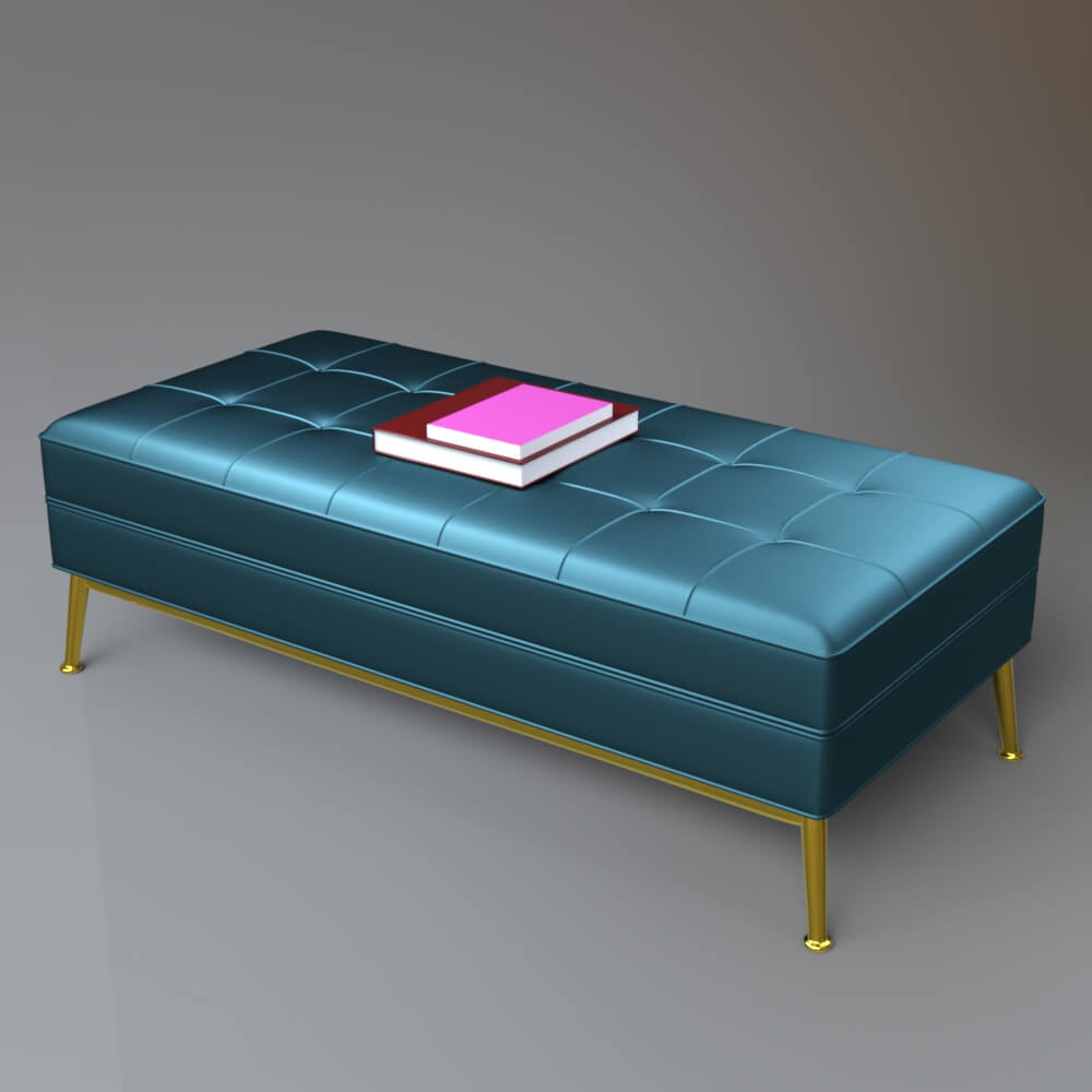 Master Bench 43 3D Render, Digital Art by AQ3D