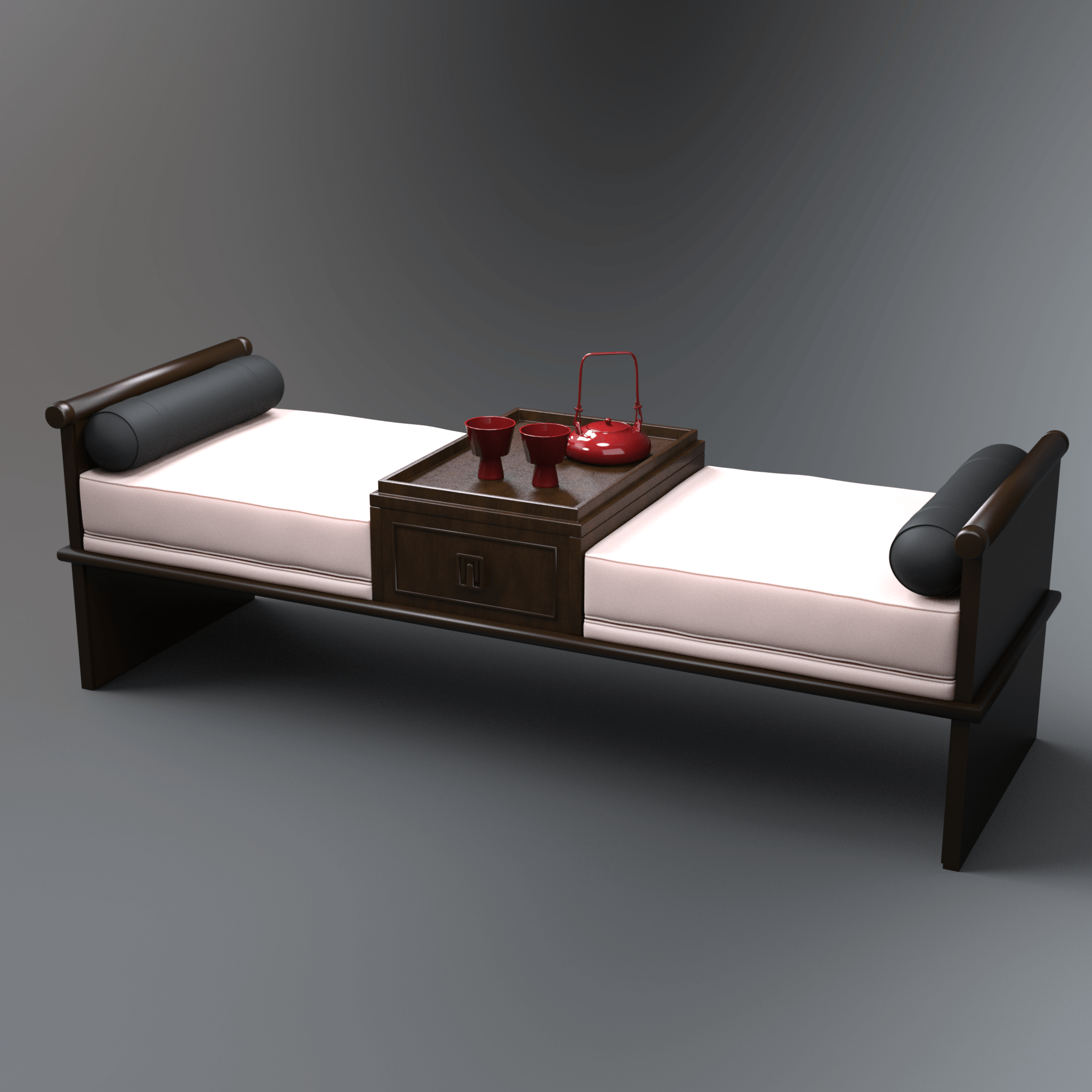 Master Bench 8 3D Render, Digital Art by AQ3D